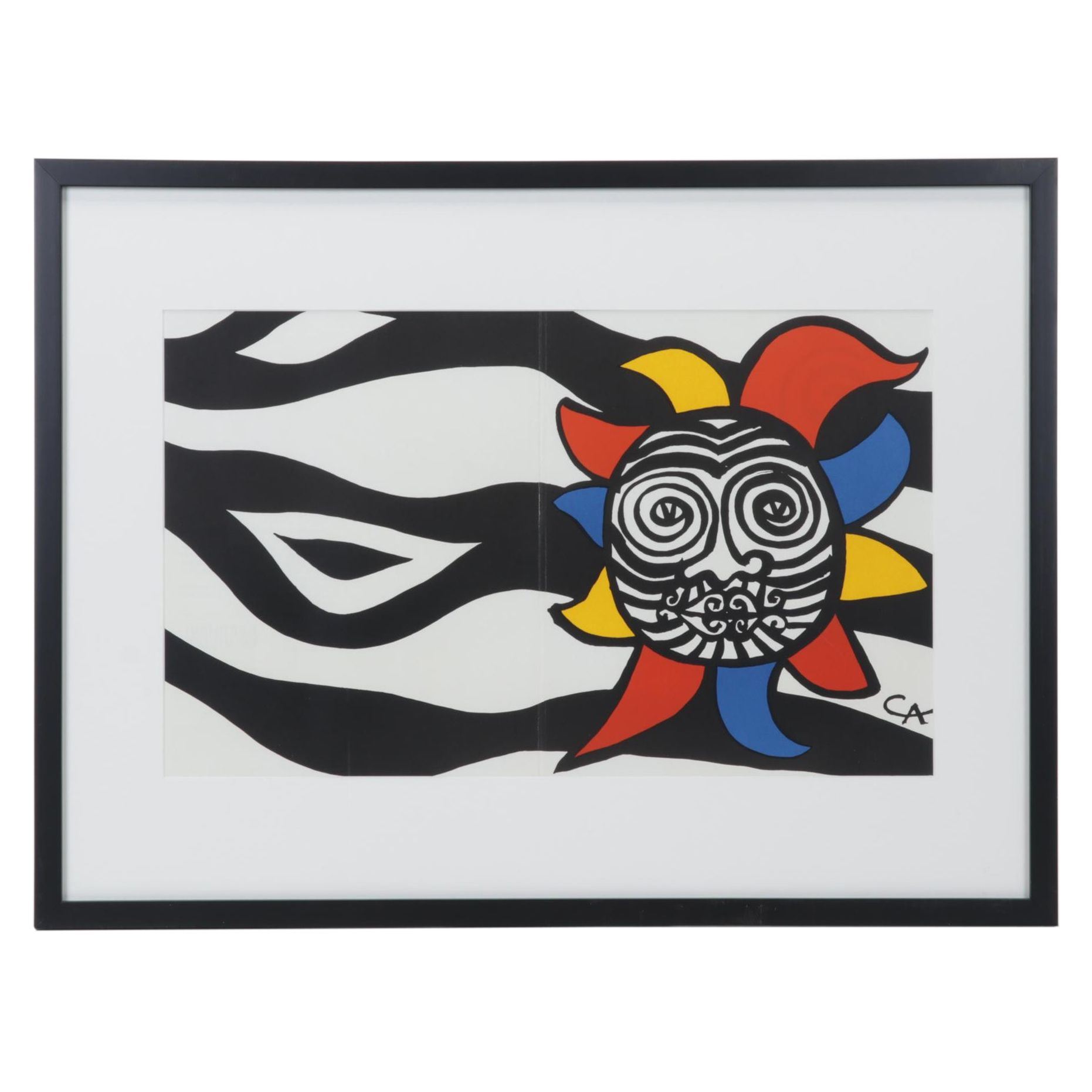 Alexander Calder Double-Page Color Lithograph for "Derrière le Miroir ...