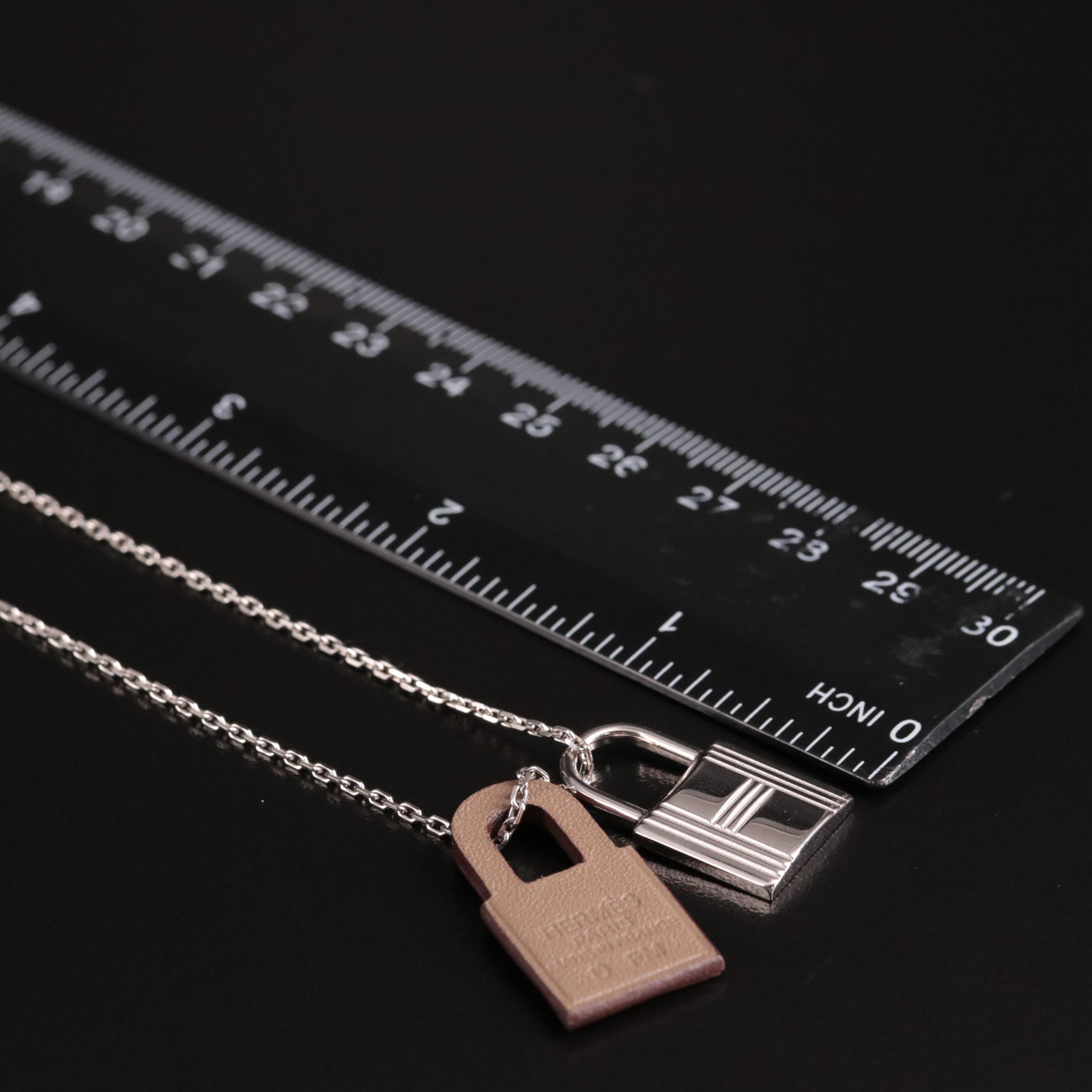 Hermès Lock Pendant Necklace | EBTH