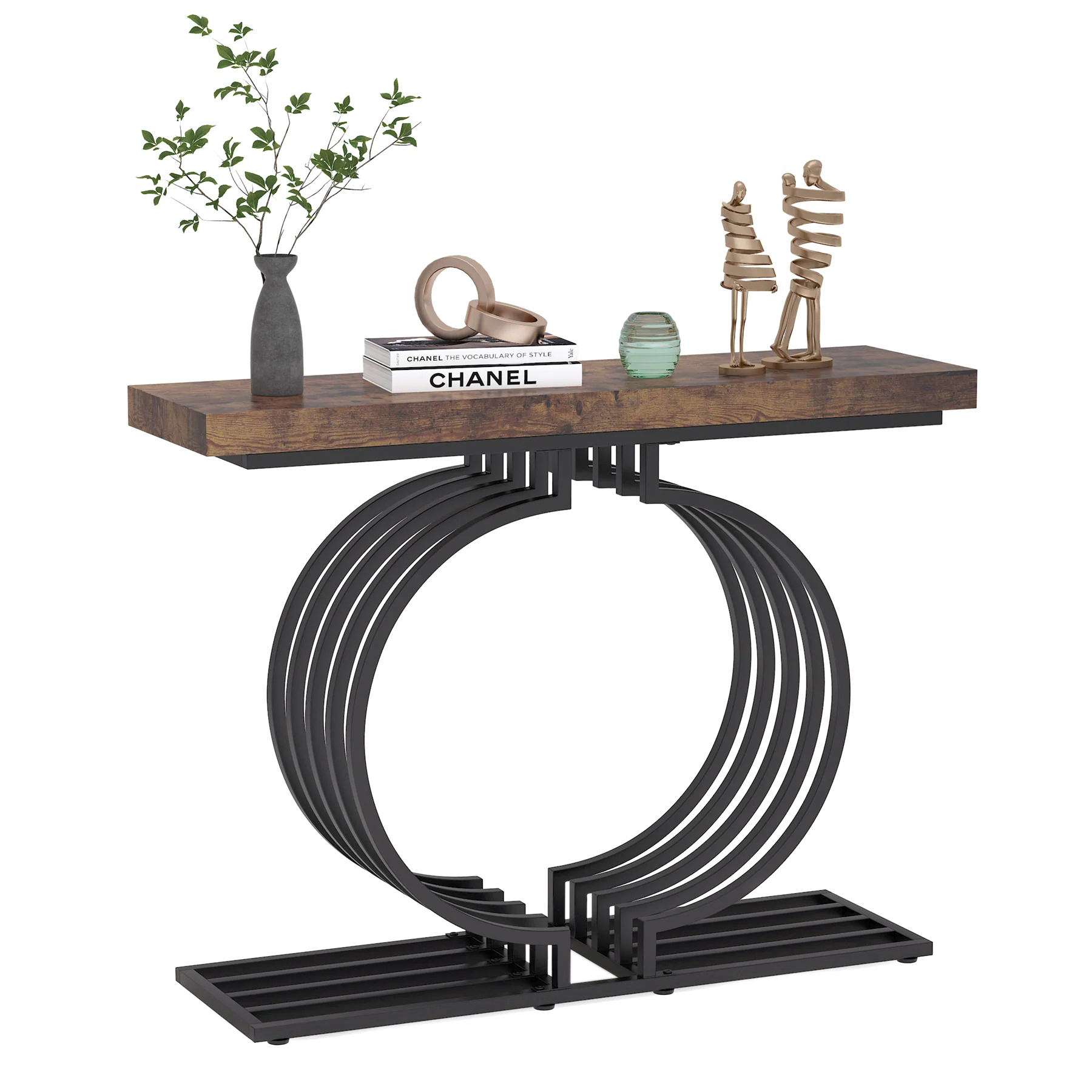 Tribesigns Contemporary Geometric Console Table | EBTH