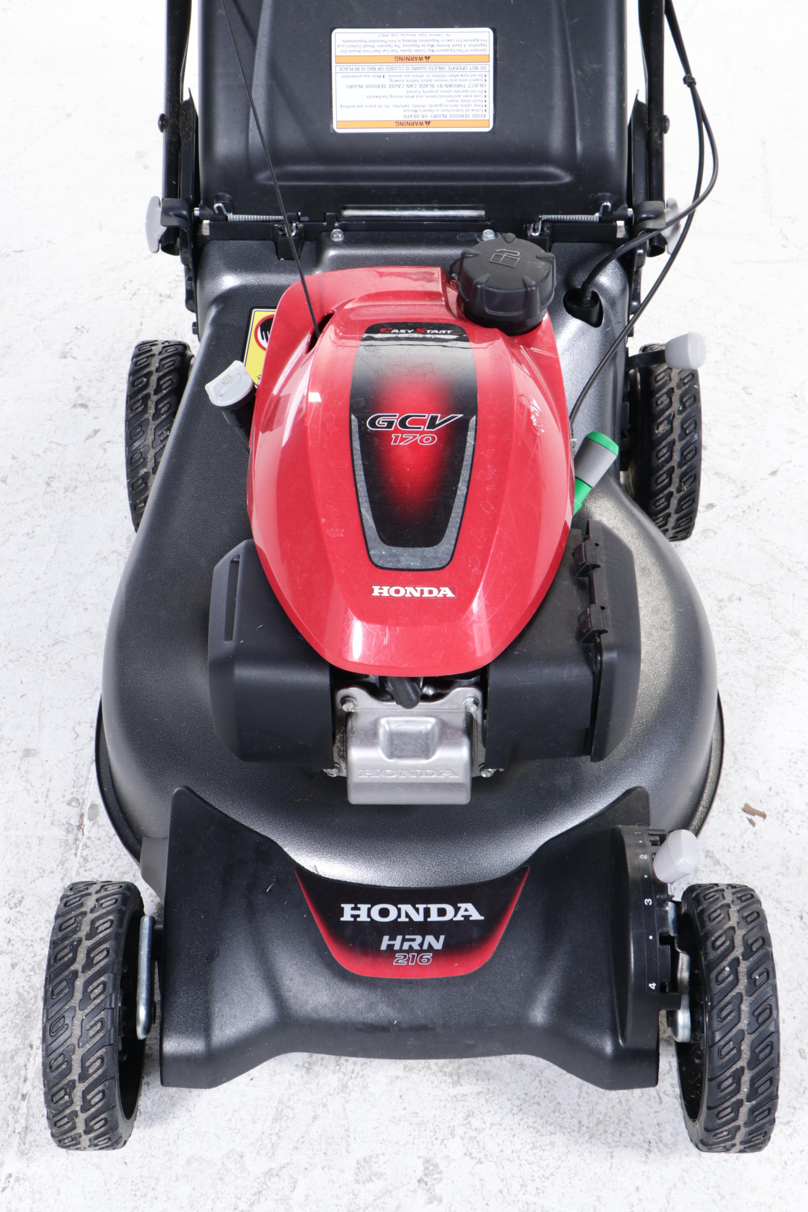 Honda Easy Start Gas-Powered Lawn Mower With Bag | EBTH