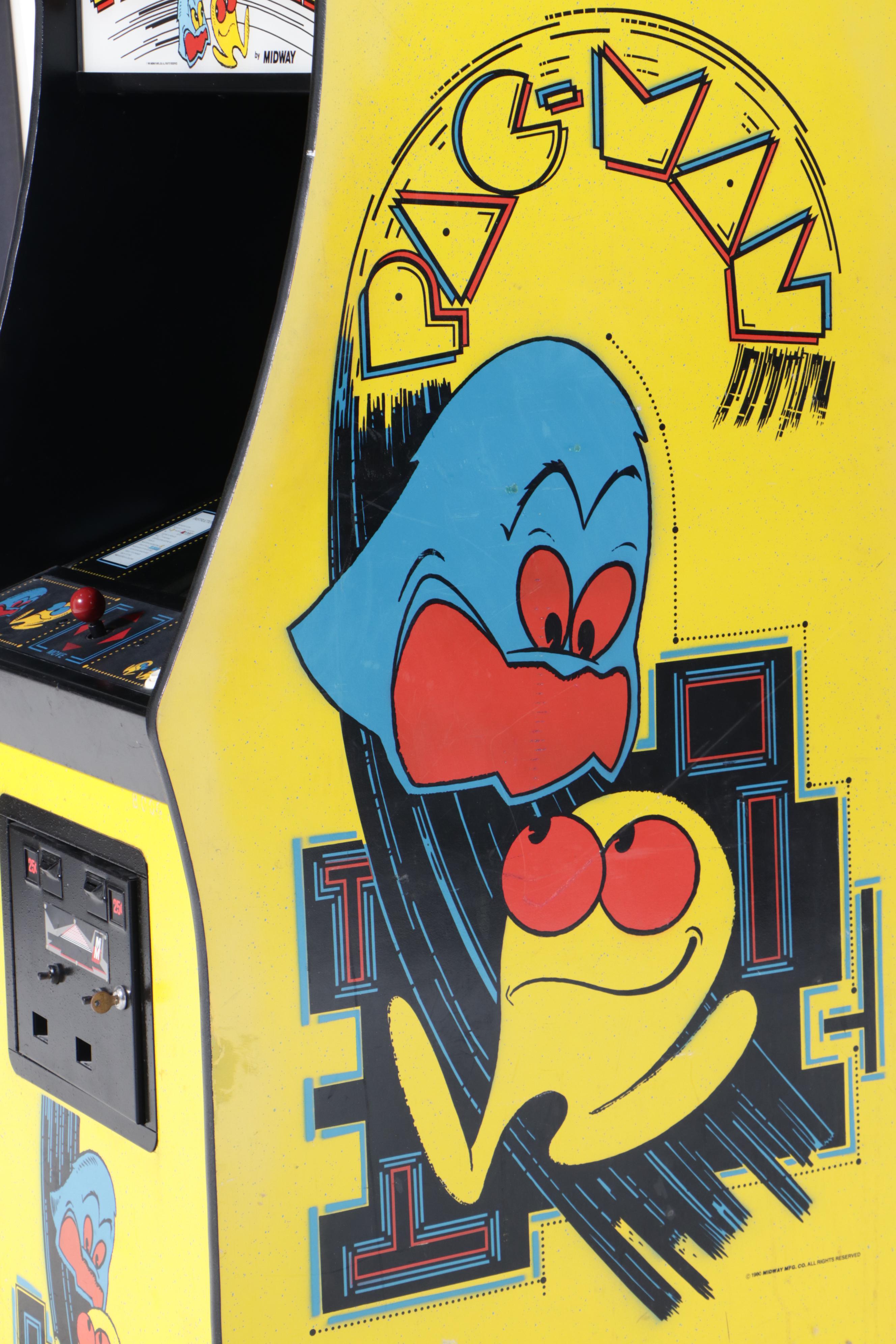 Midway Pac-Man Video Arcade Game | EBTH