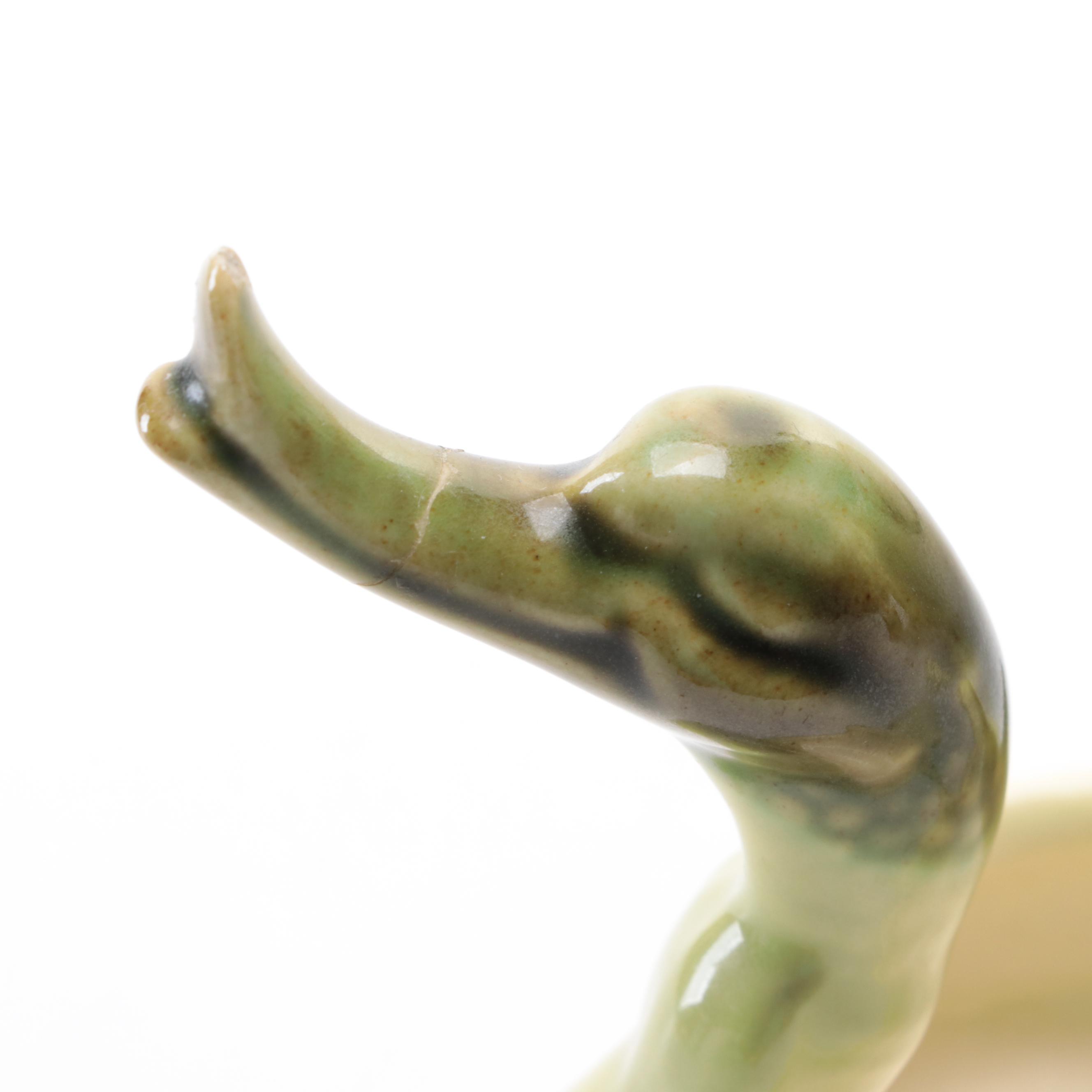 Hull Pottery Swan Centerpiece Bowl With Cygnet Accent Bowls | EBTH