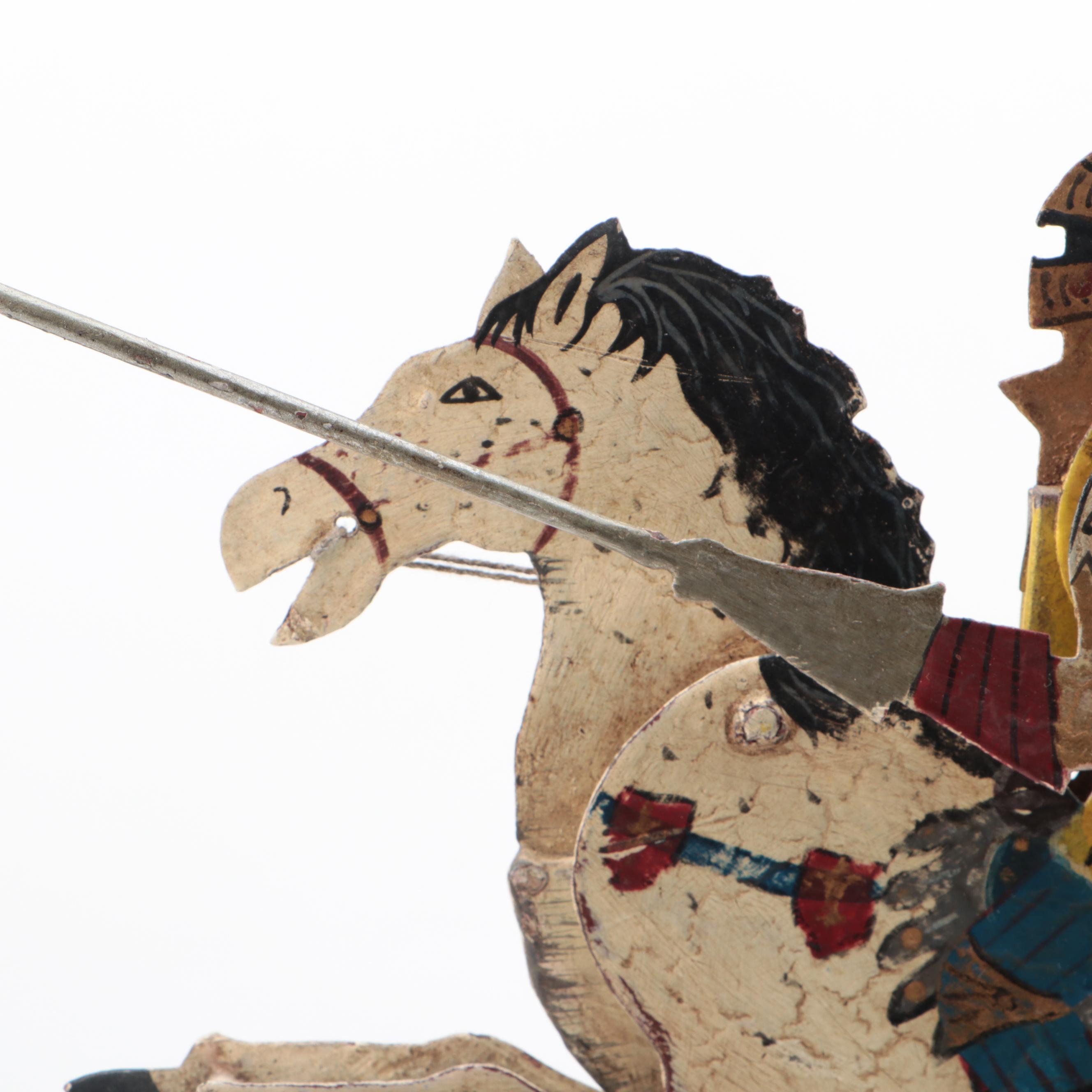 Medieval Knight Pendulum Balance Sculpture Toy | EBTH