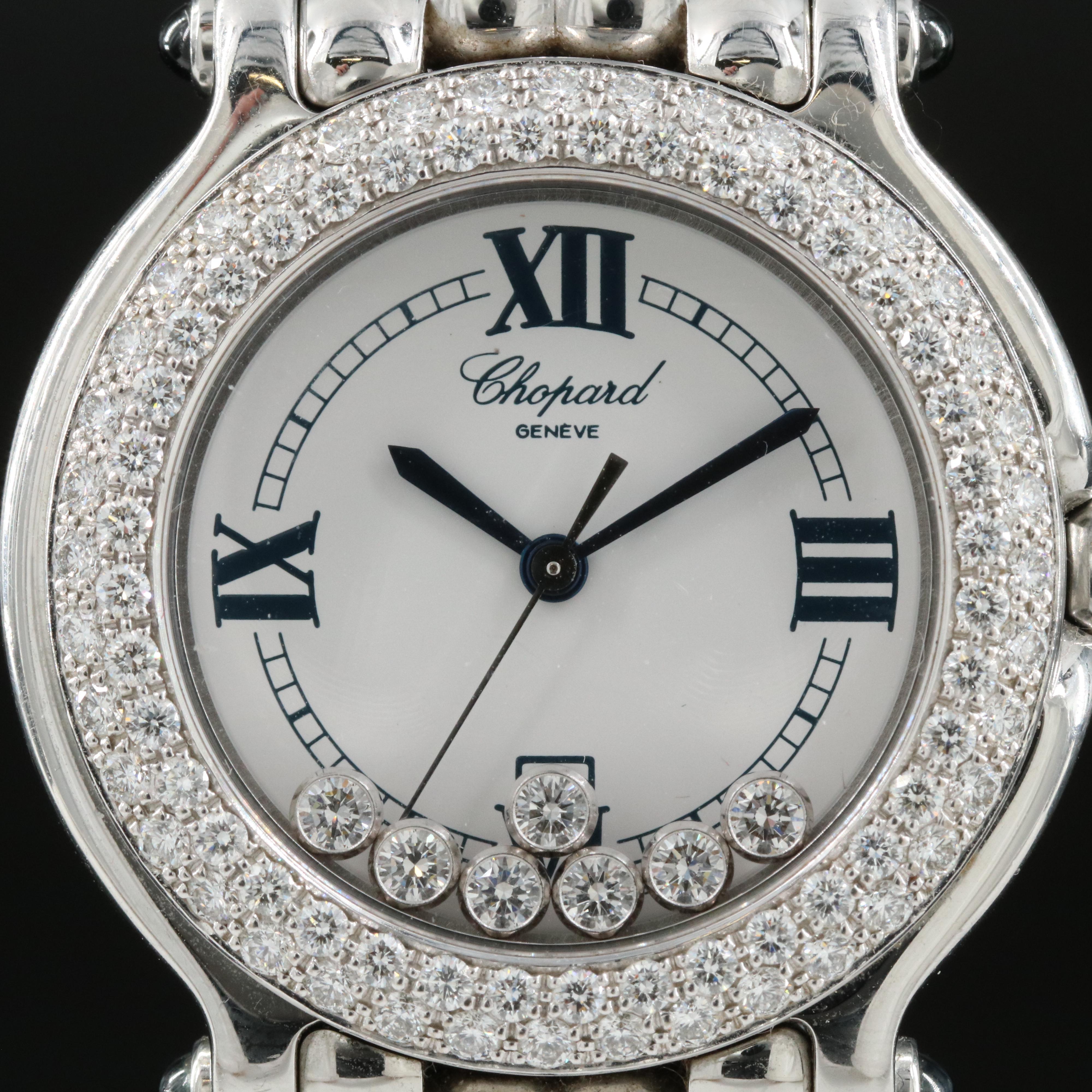 Chopard "Happy Sport" Floating Diamonds Wristwatch | EBTH