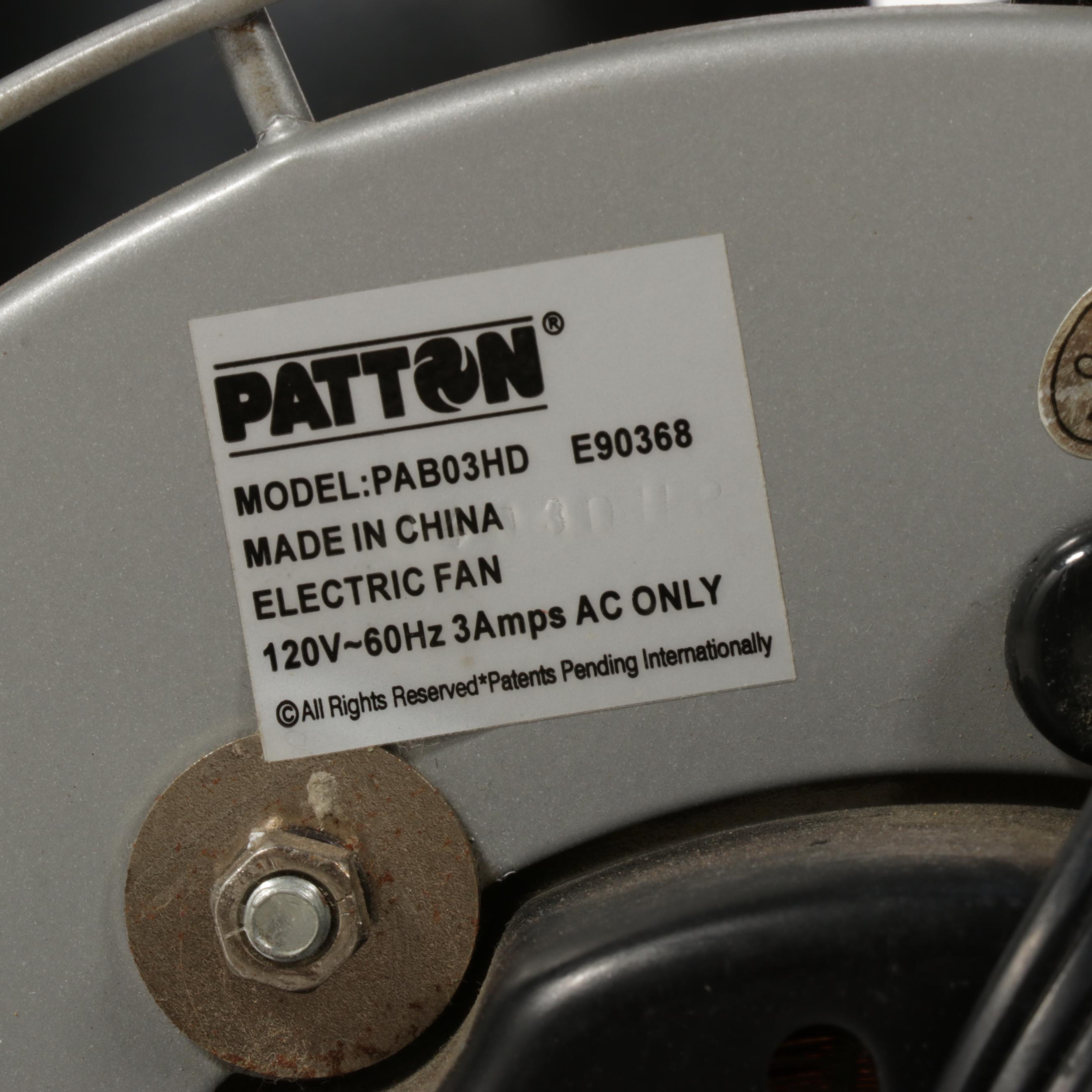 Patton Three-Speed Electric Floor Fan | EBTH
