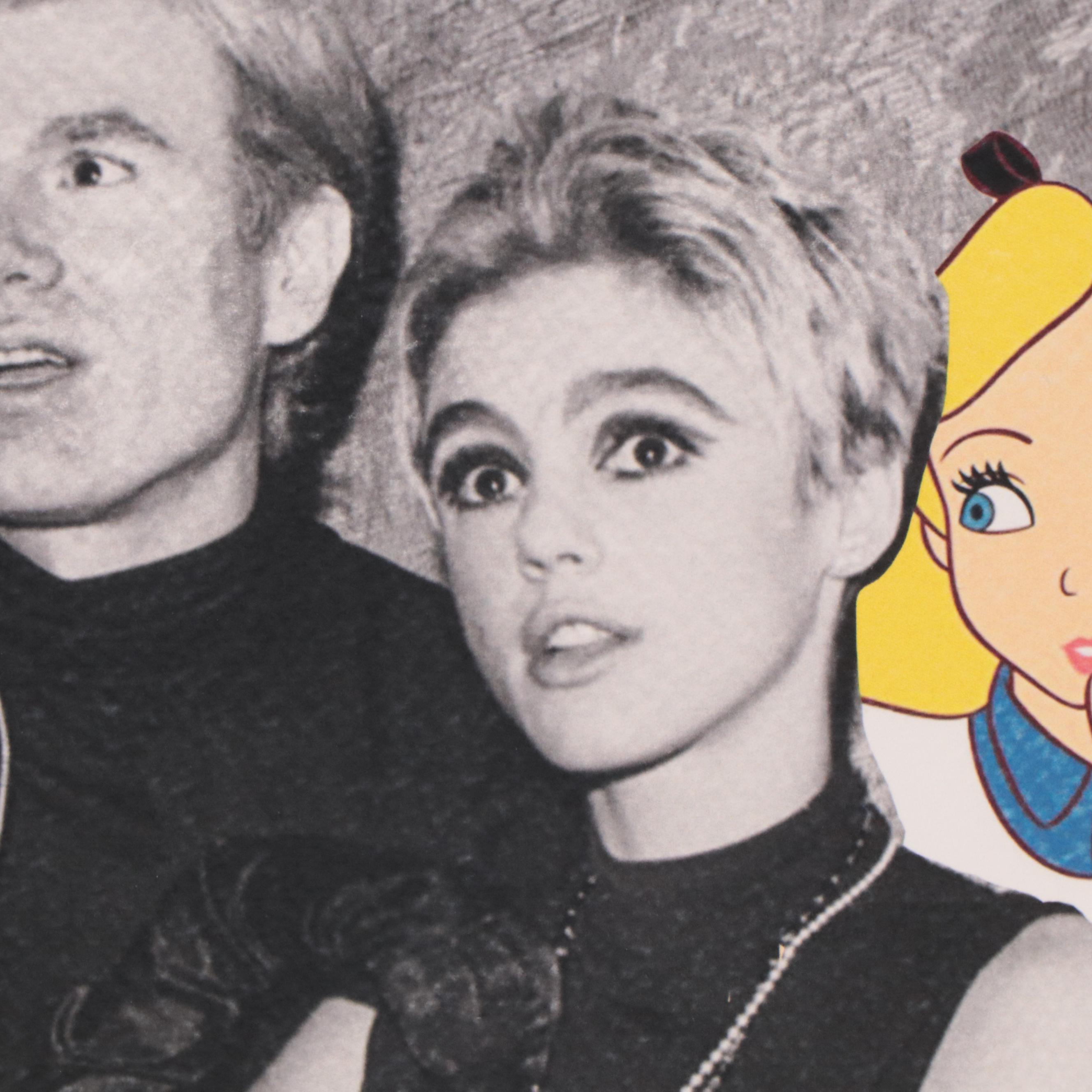 Missing Piece Pop Art Offset Lithograph of Andy Warhol and Edie ...