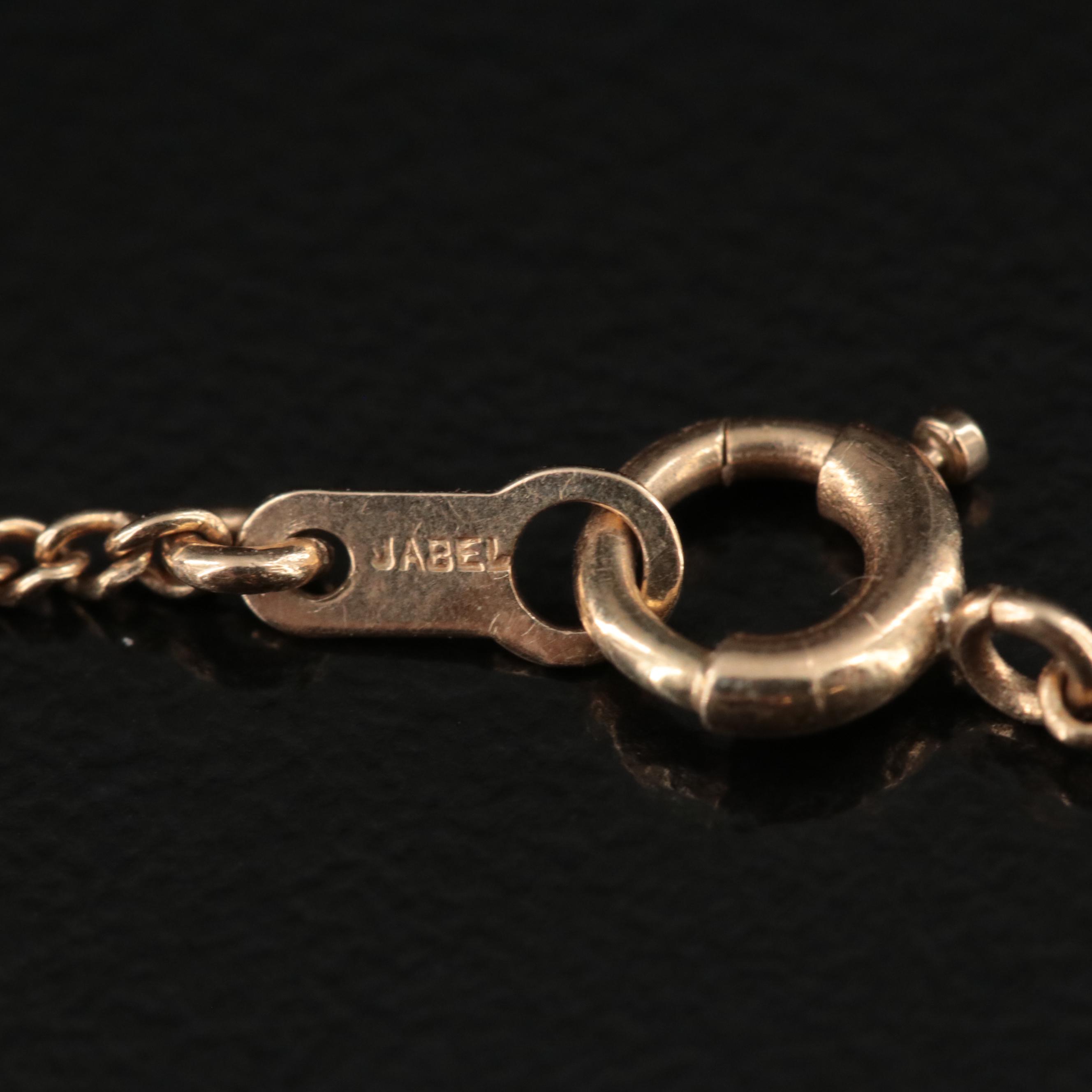 Jabel 14K and 18K Diamond Necklace | EBTH