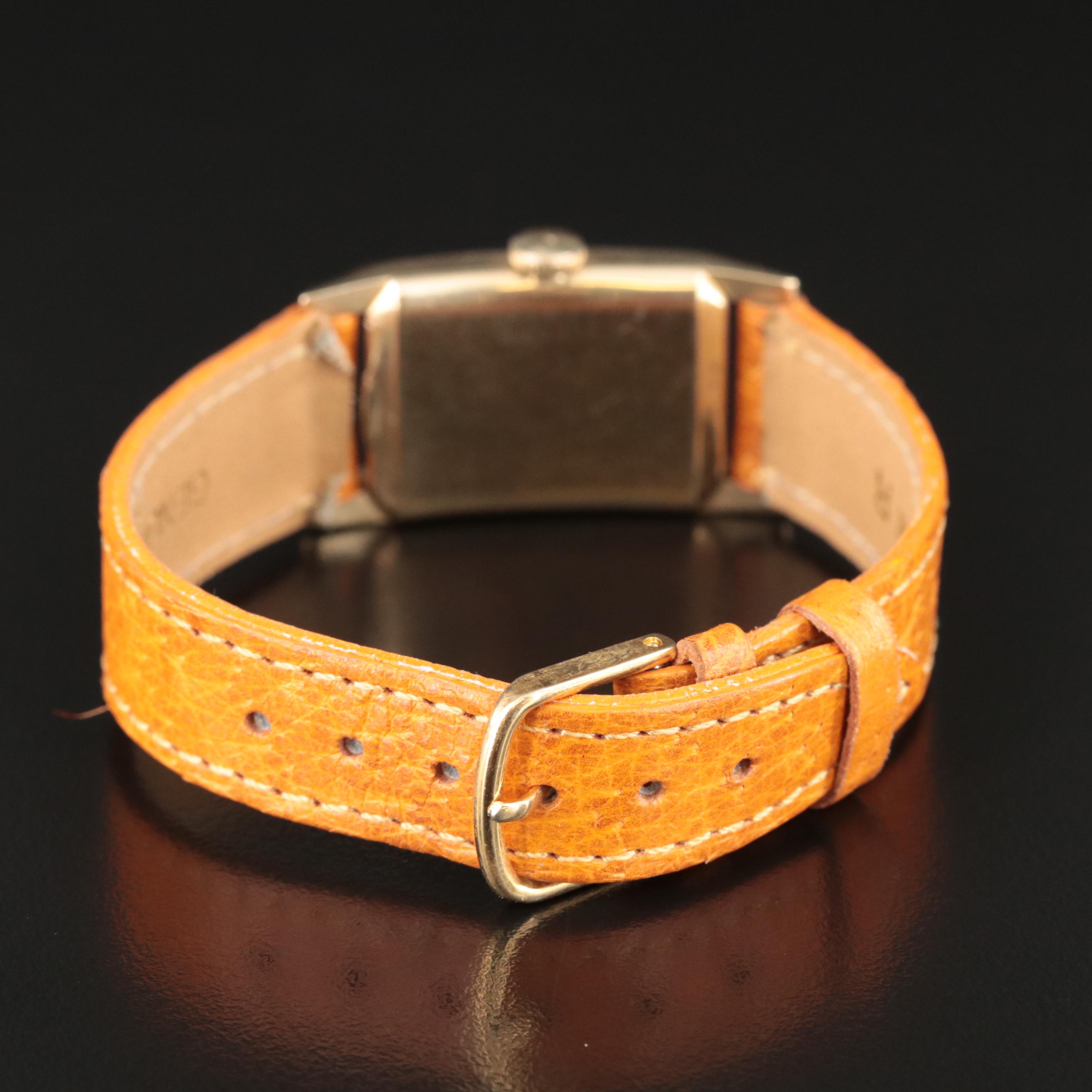 14K Waltham Tank-Shape Wristwatch | EBTH