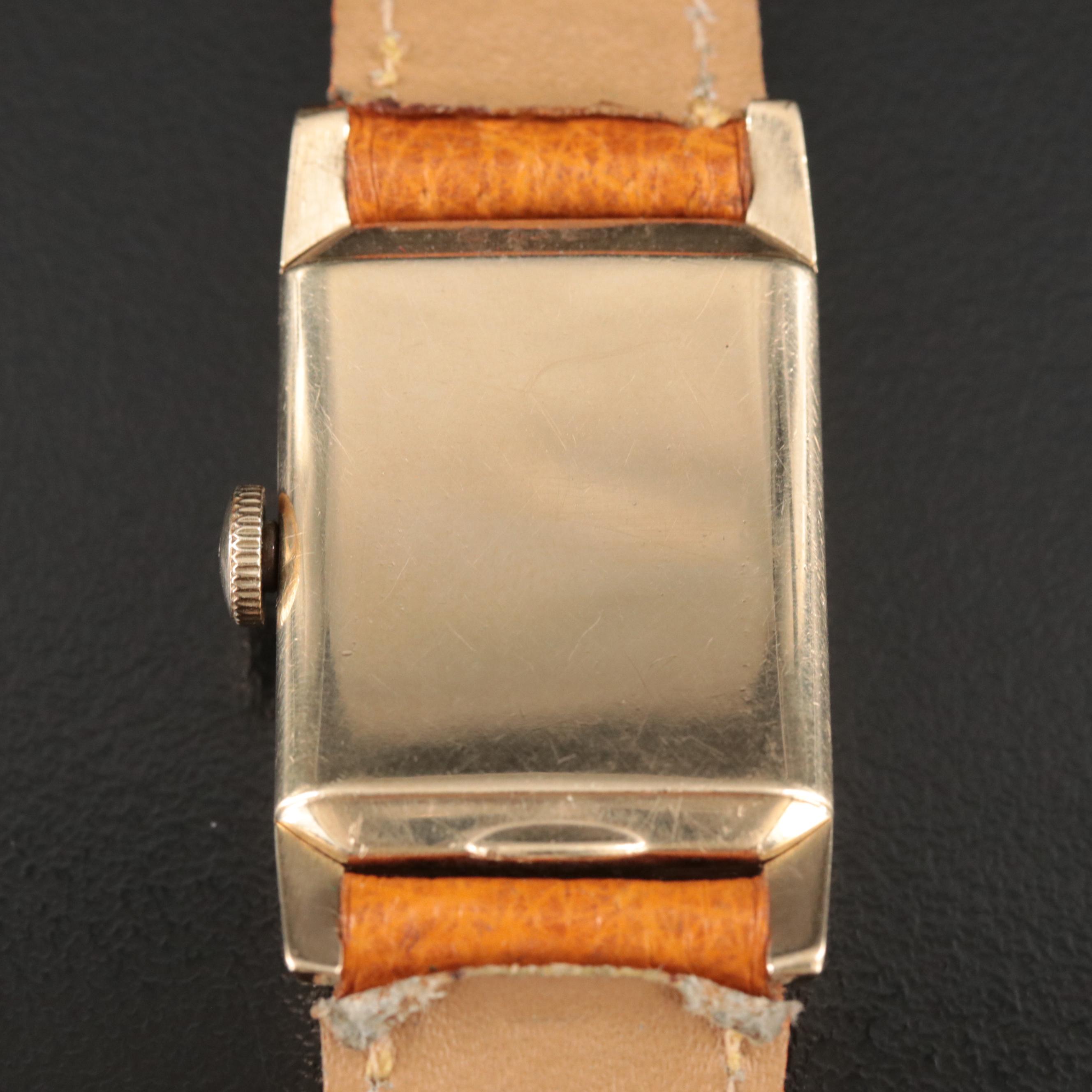 14K Waltham Tank-Shape Wristwatch | EBTH