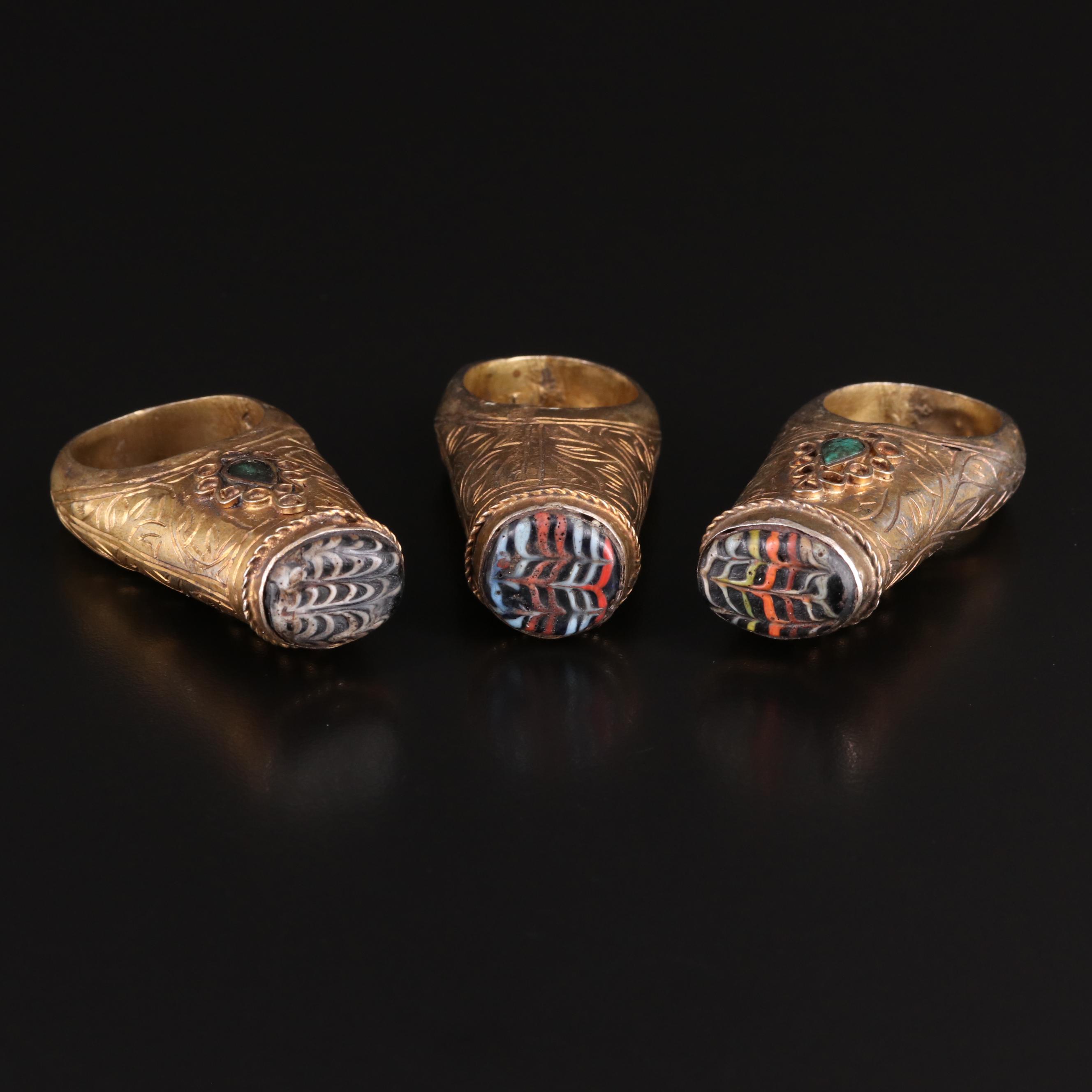 Afghan Tower Rings | EBTH