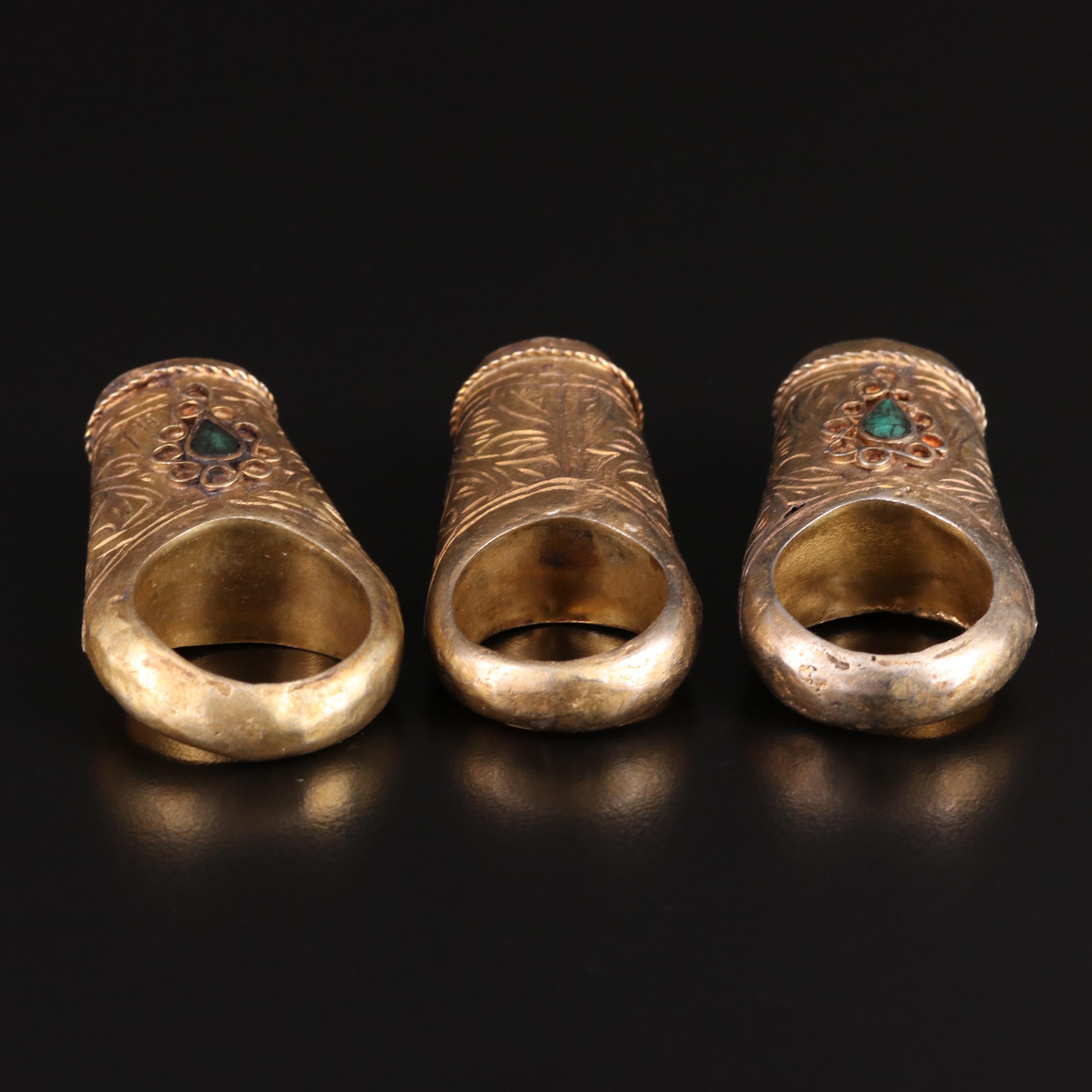 Afghan Tower Rings | EBTH