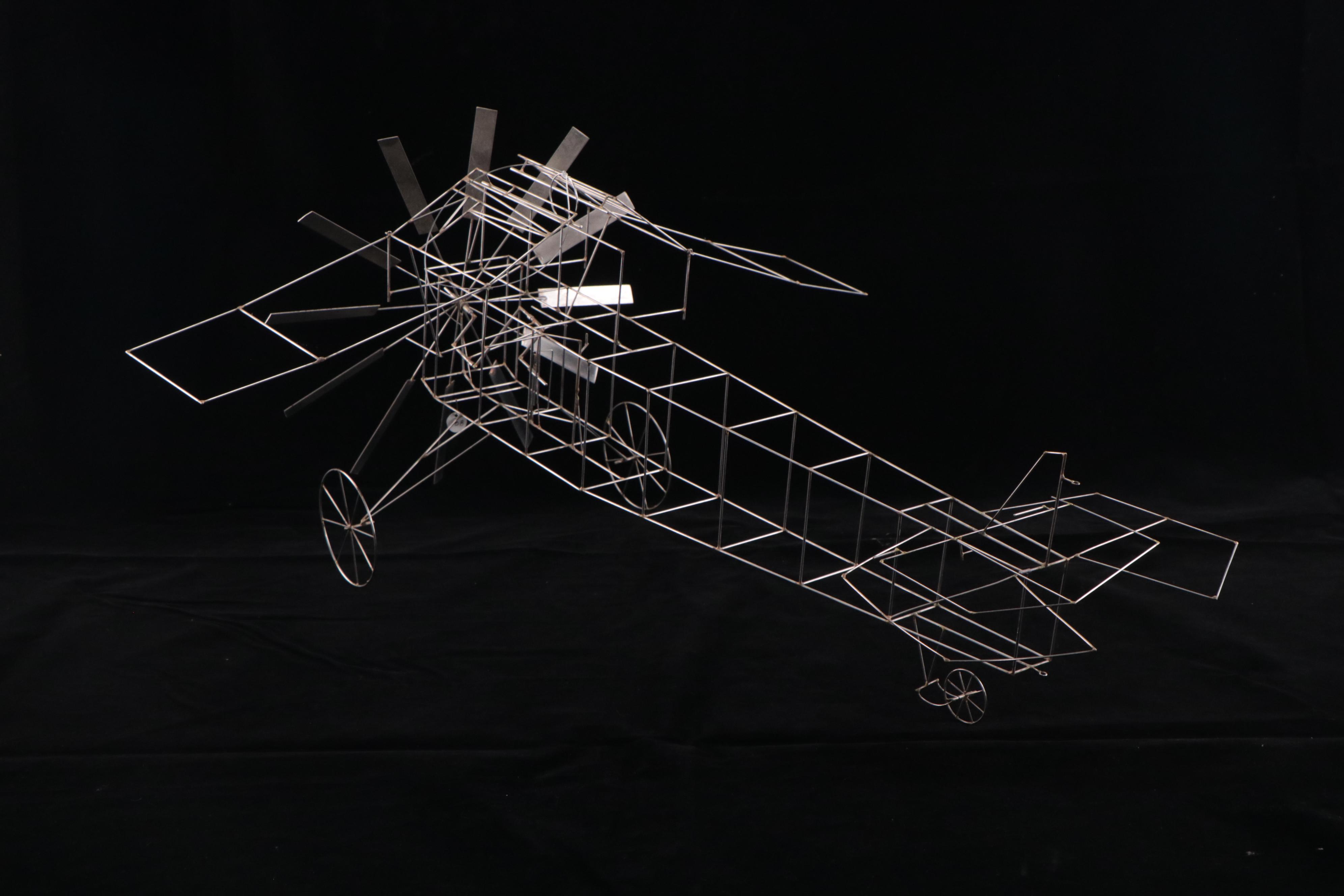 John McNaughton Kinetic Metal Sculpture of an Airplane | EBTH