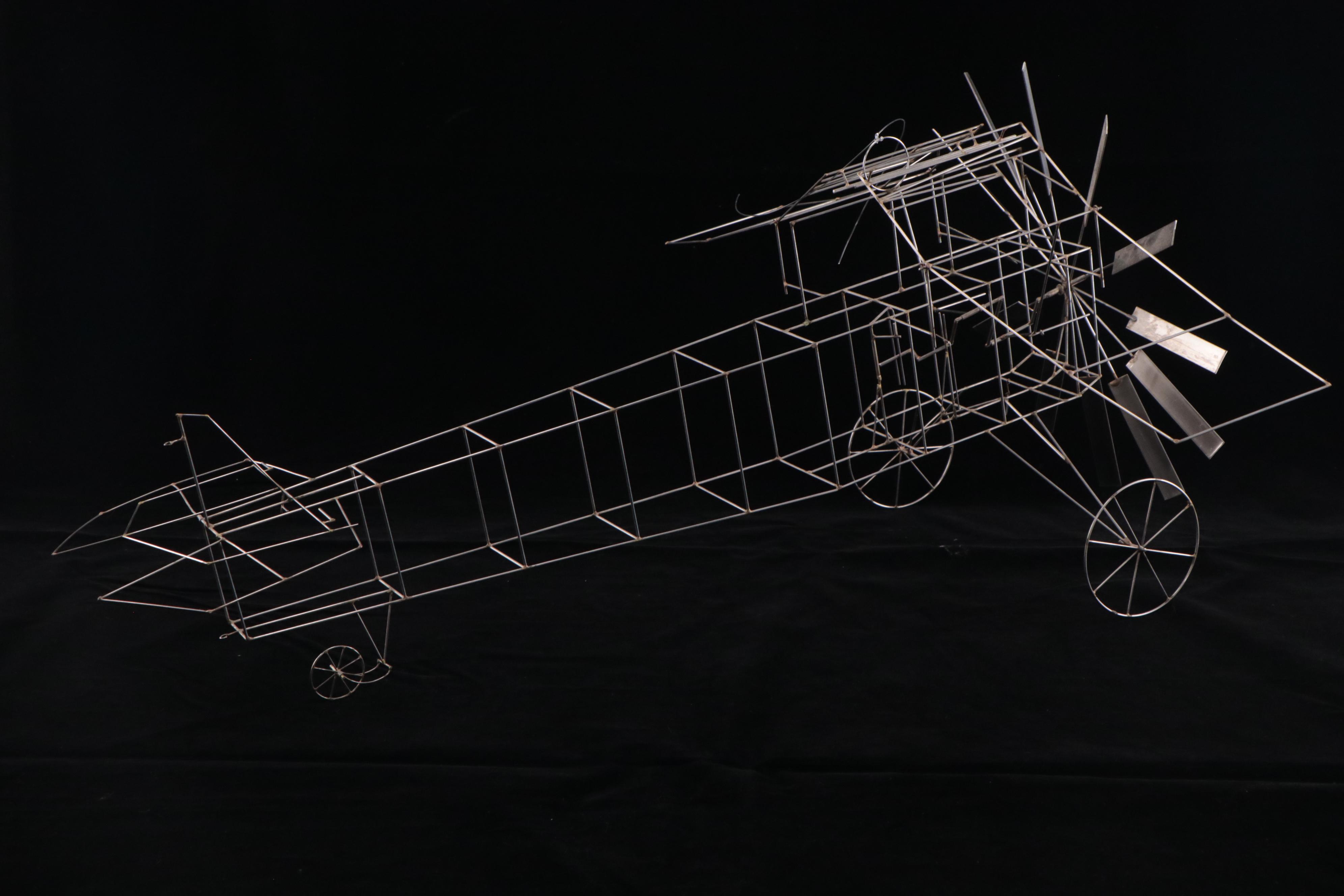 John McNaughton Kinetic Metal Sculpture of an Airplane | EBTH