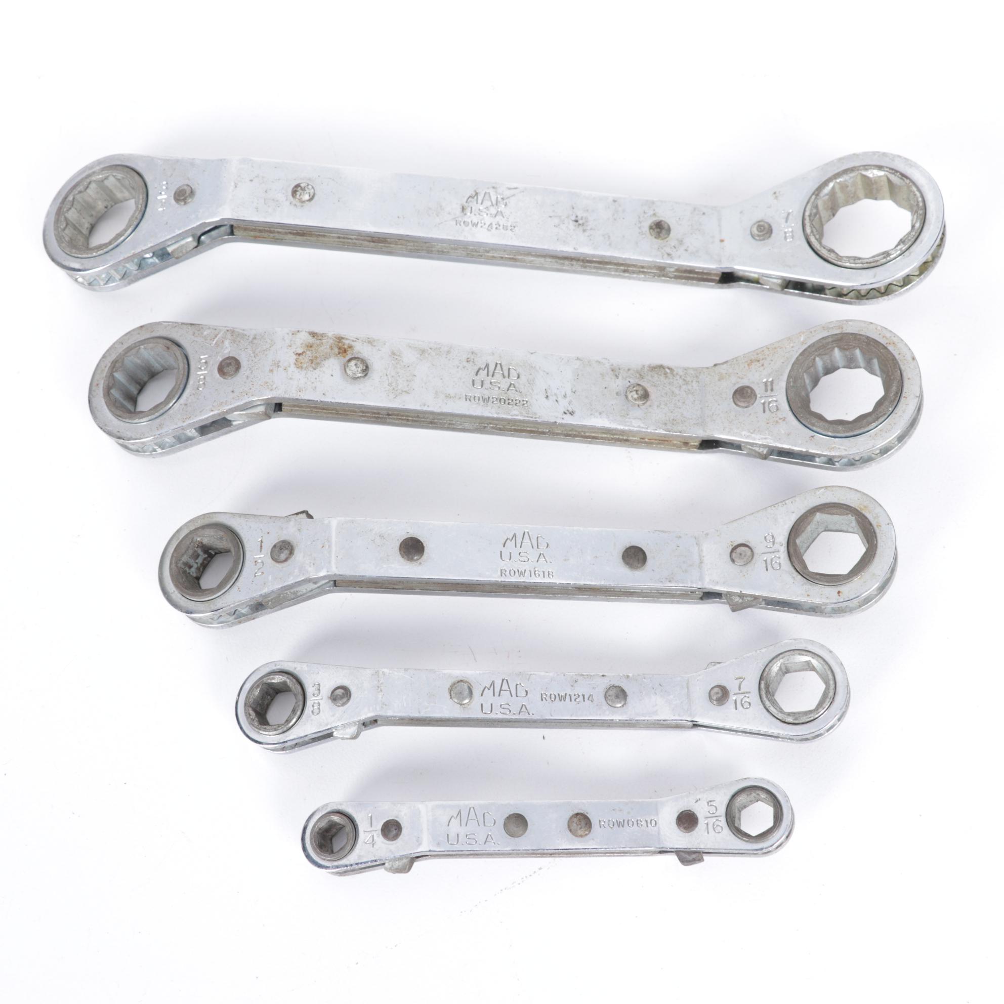 Snap-On and Owatonna Steel Socket and Crescent Wrench Tool Array | EBTH