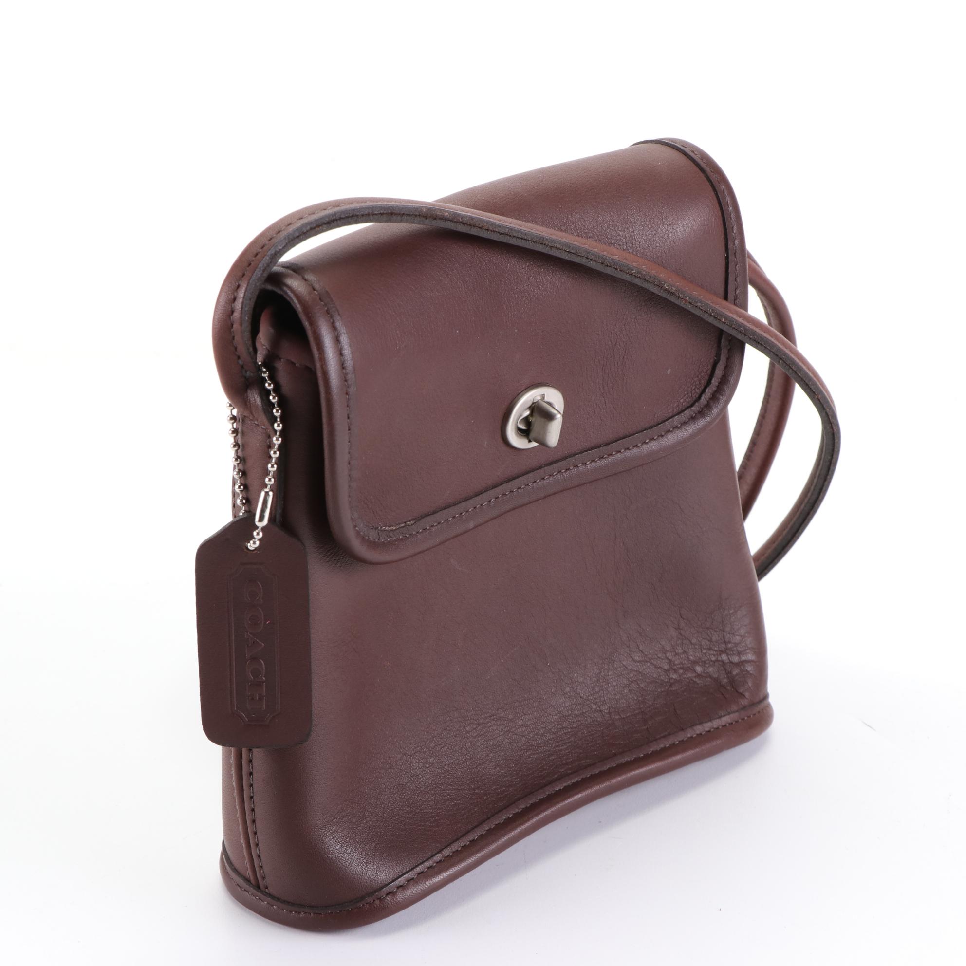 Coach Mini Hobo Bag in Red Leather and Tango Mini Crossbody Bag in ...