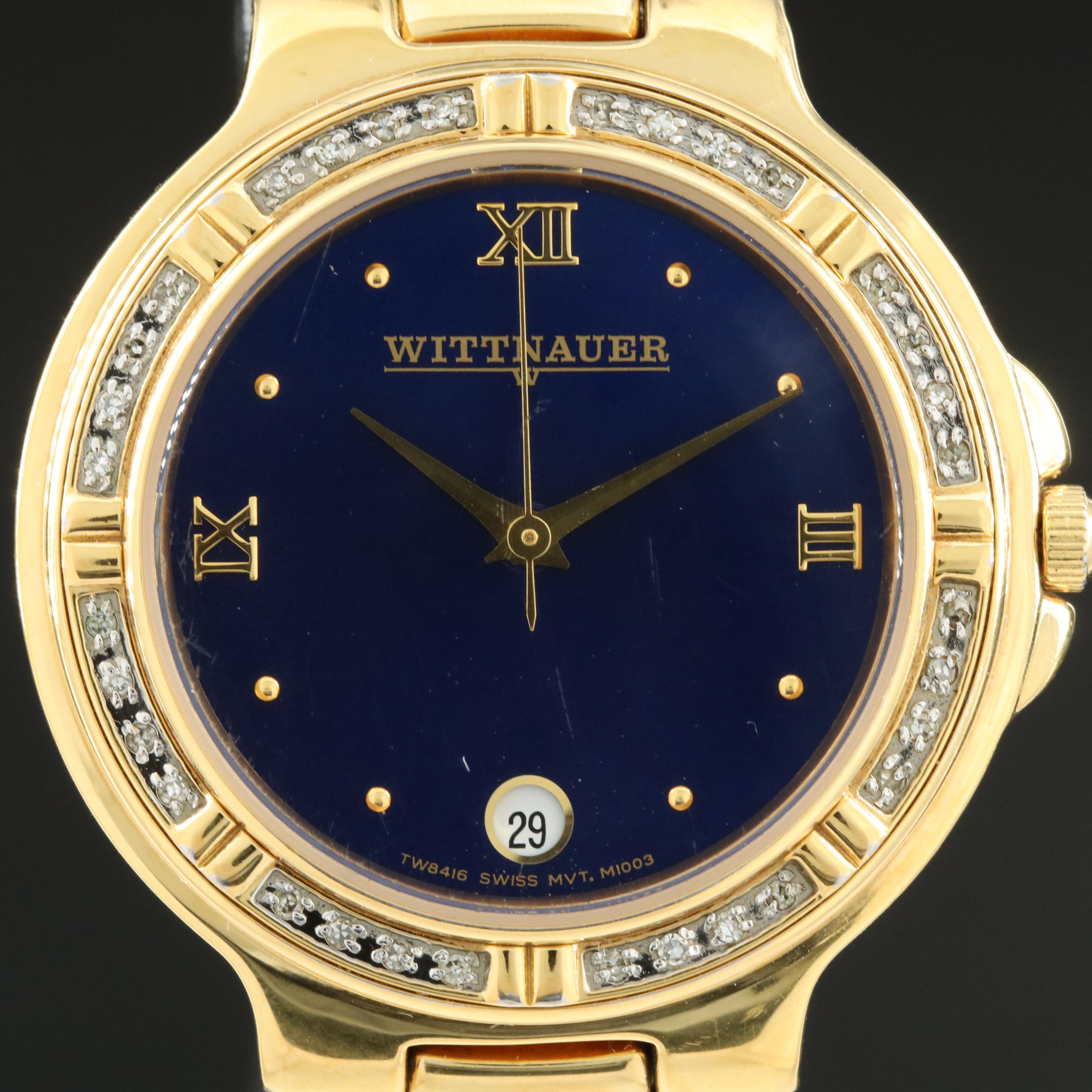 Diamond Bezel Wittnauer Quartz Wristwatch | EBTH
