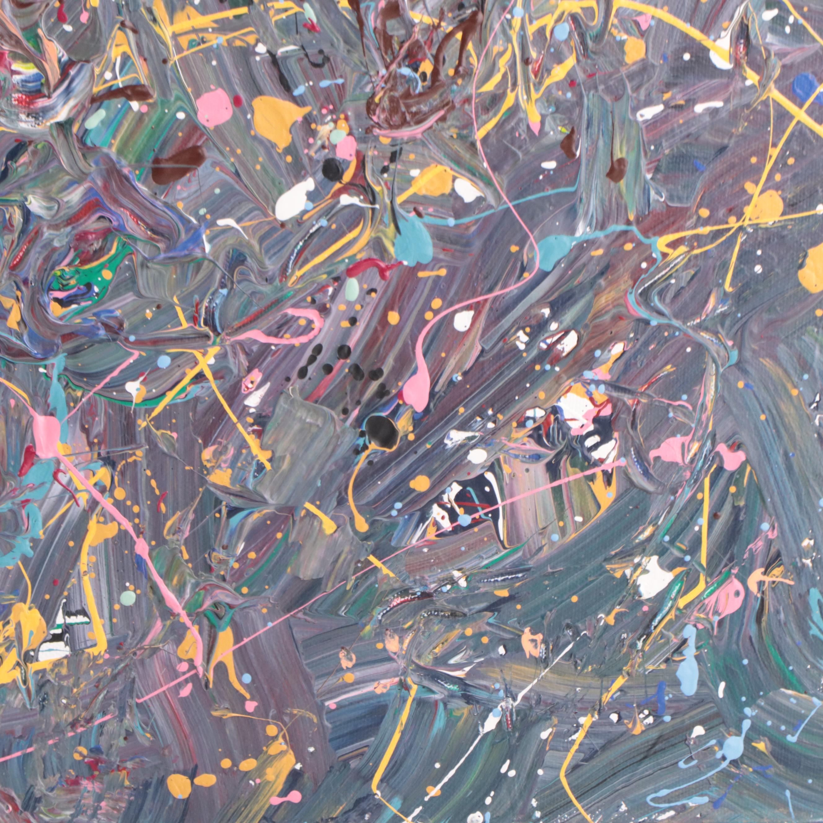 Michael Karr Abstract Expressionist Acrylic Painting on Canvas, 2020 | EBTH