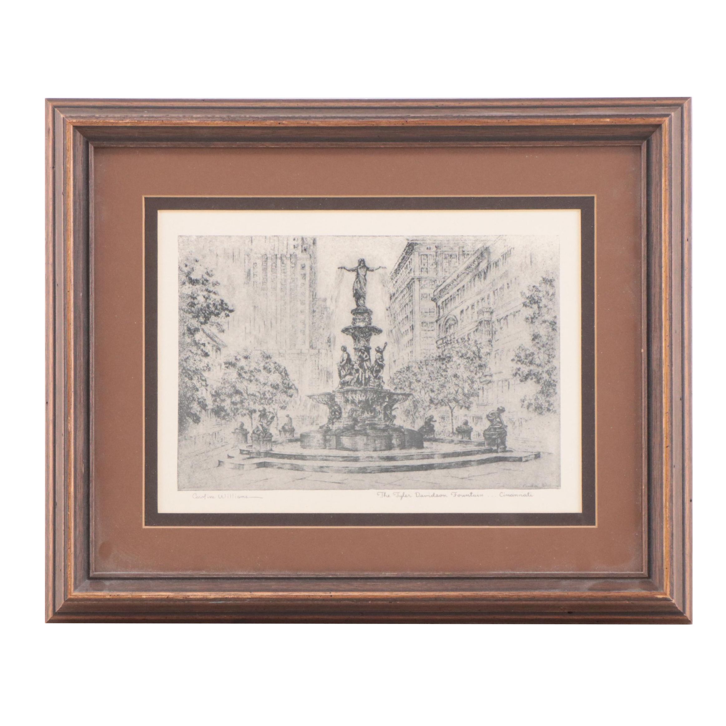Halftone After Caroline Williams "The Tyler William Davidson Fountain ...