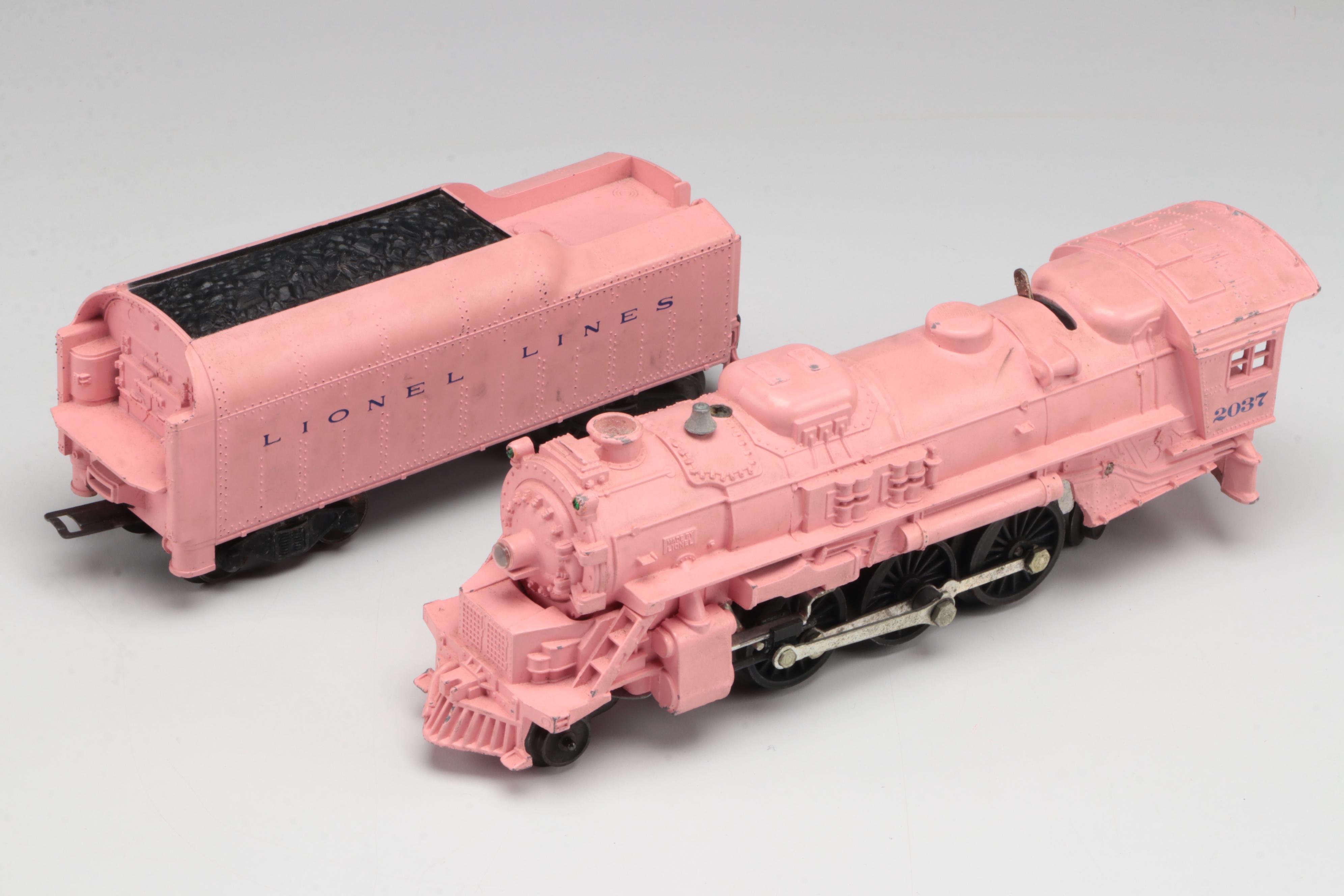 Lionel Pink "Girls" Train Set with Transformer and Booklets, Circa 1957 ...