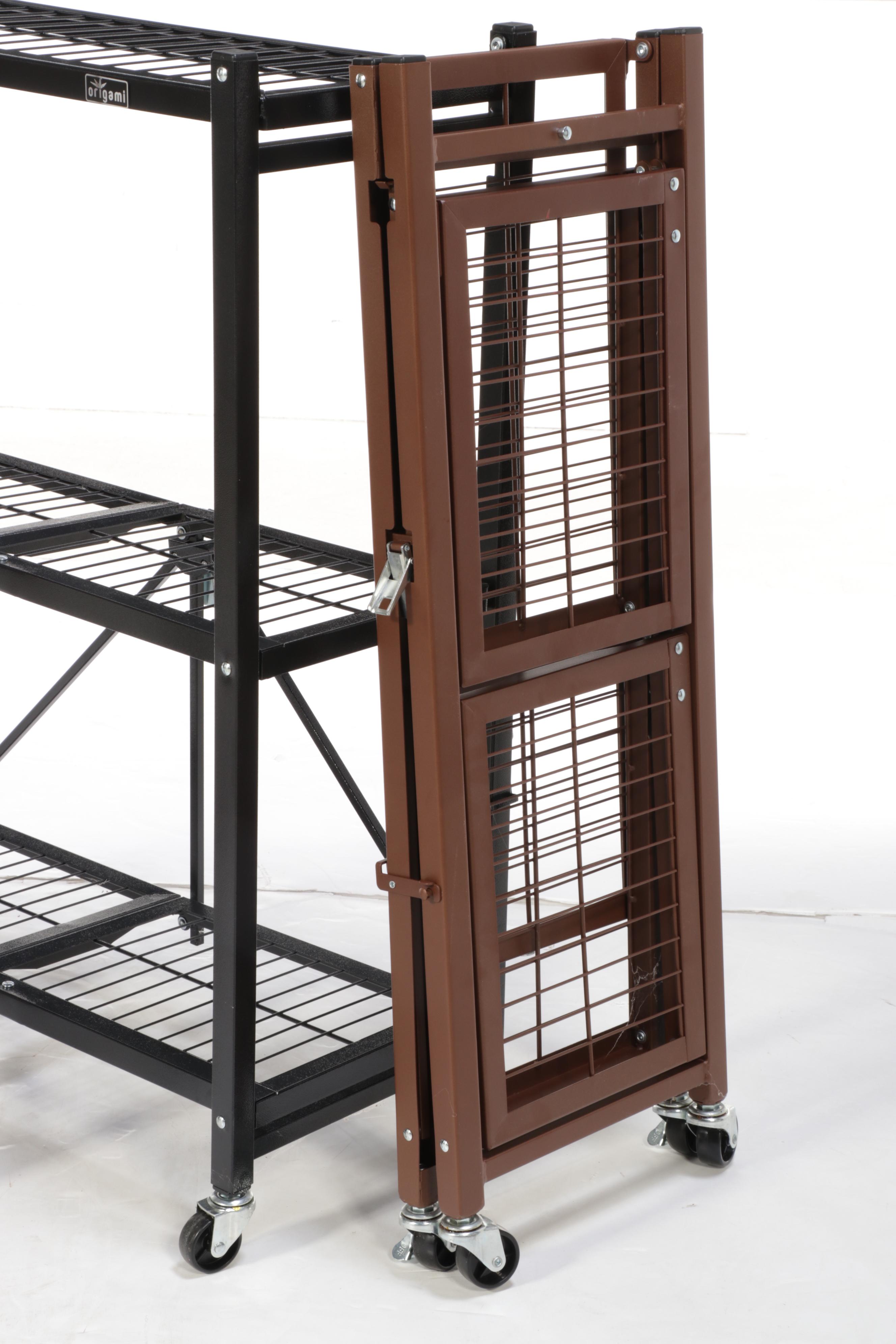 Origami Powder Coated Metal Folding Wire Racks | EBTH