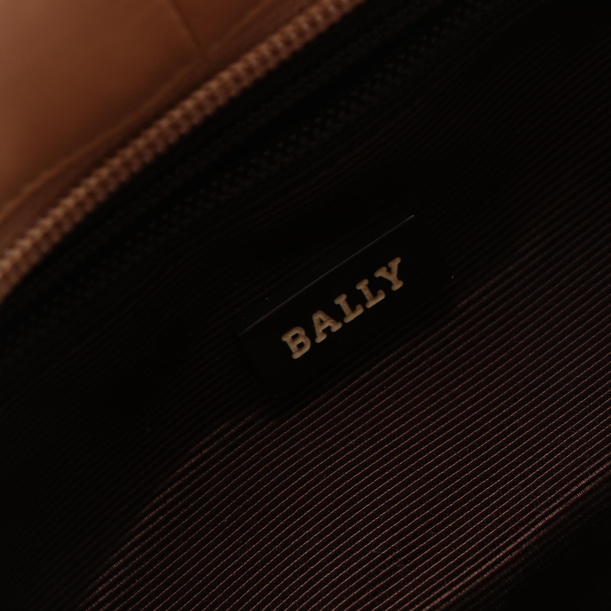 Bally Shoulder Bag in Quilted Leather and Crossbody Bag in Monogram ...