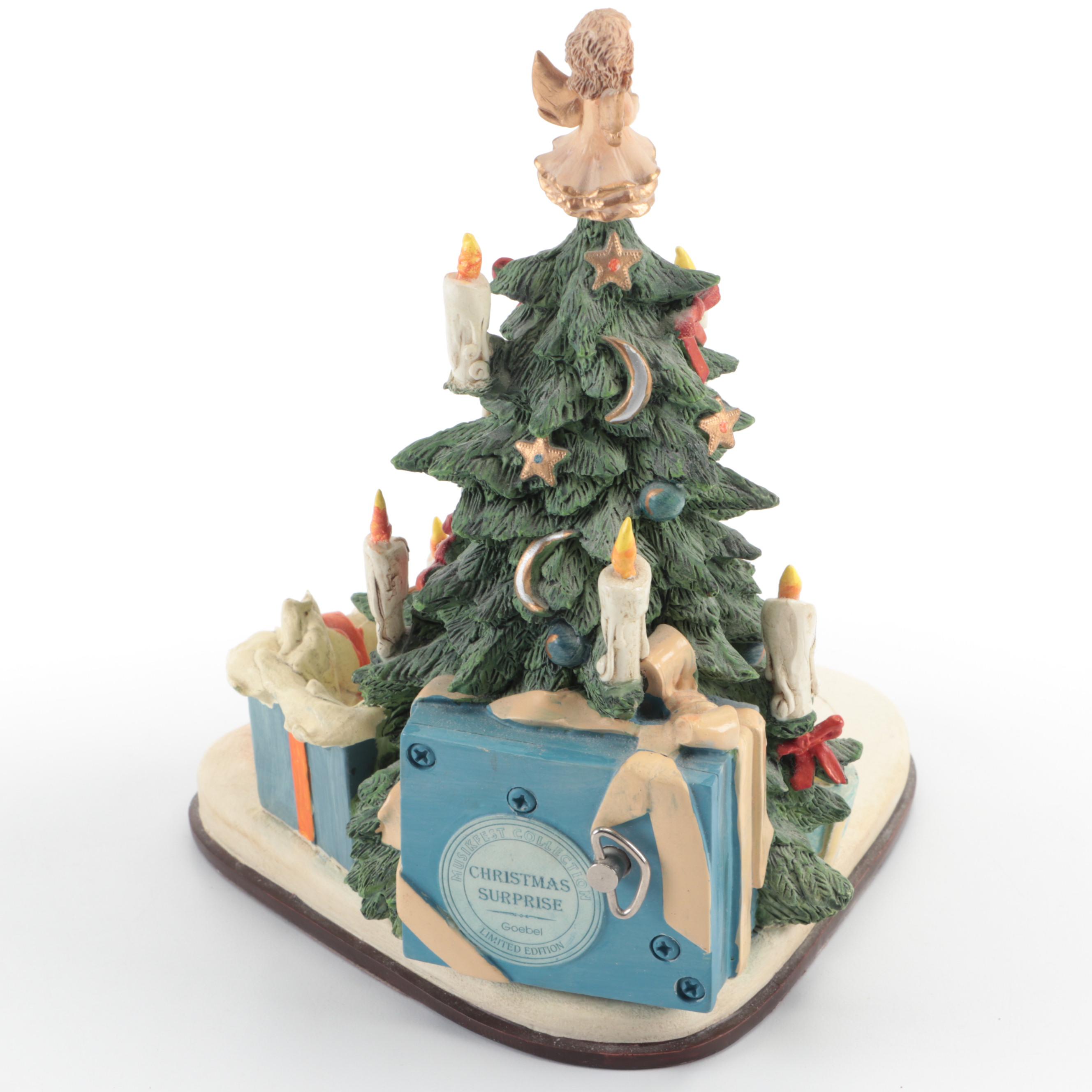 Goebel Christmas Porcelain Hummel Figurines with Goebel Music Box | EBTH