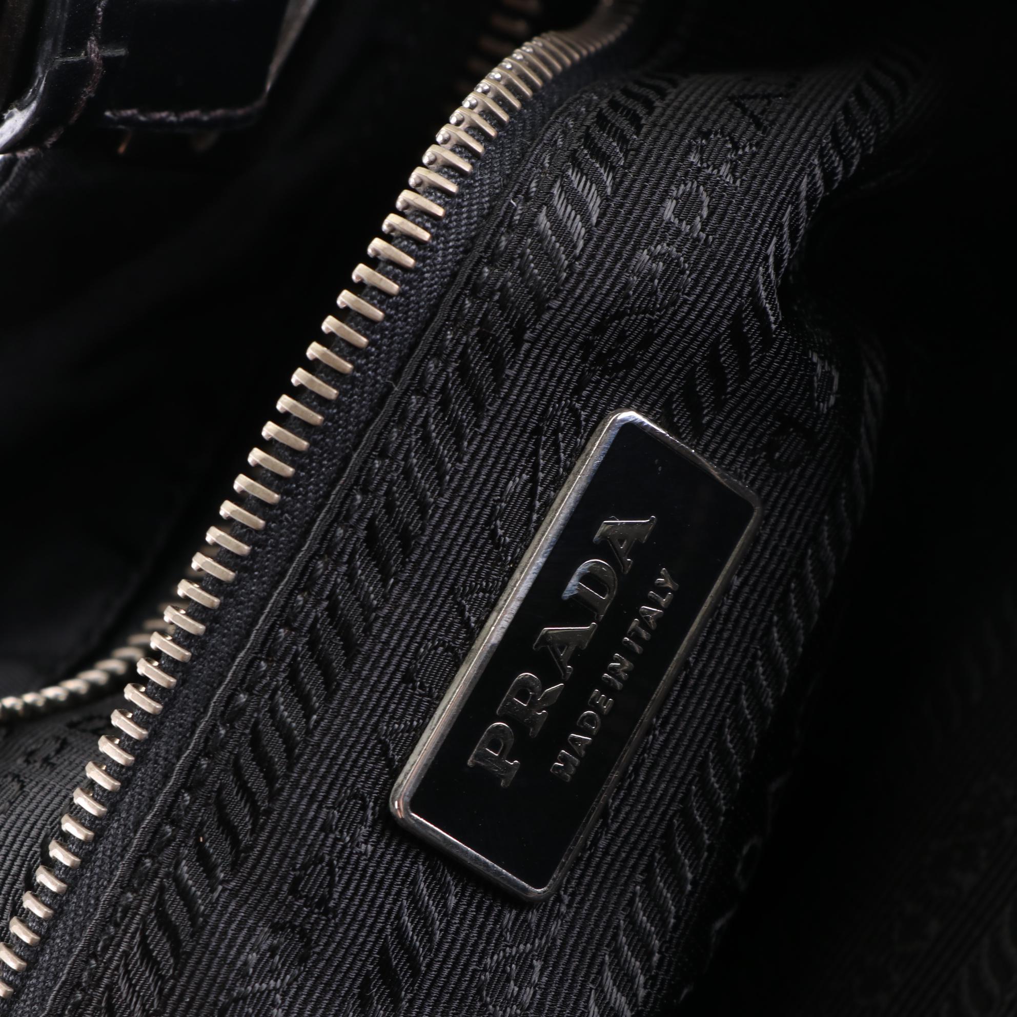 Prada Shoulder Bag in Nylon with Leather Trim | EBTH