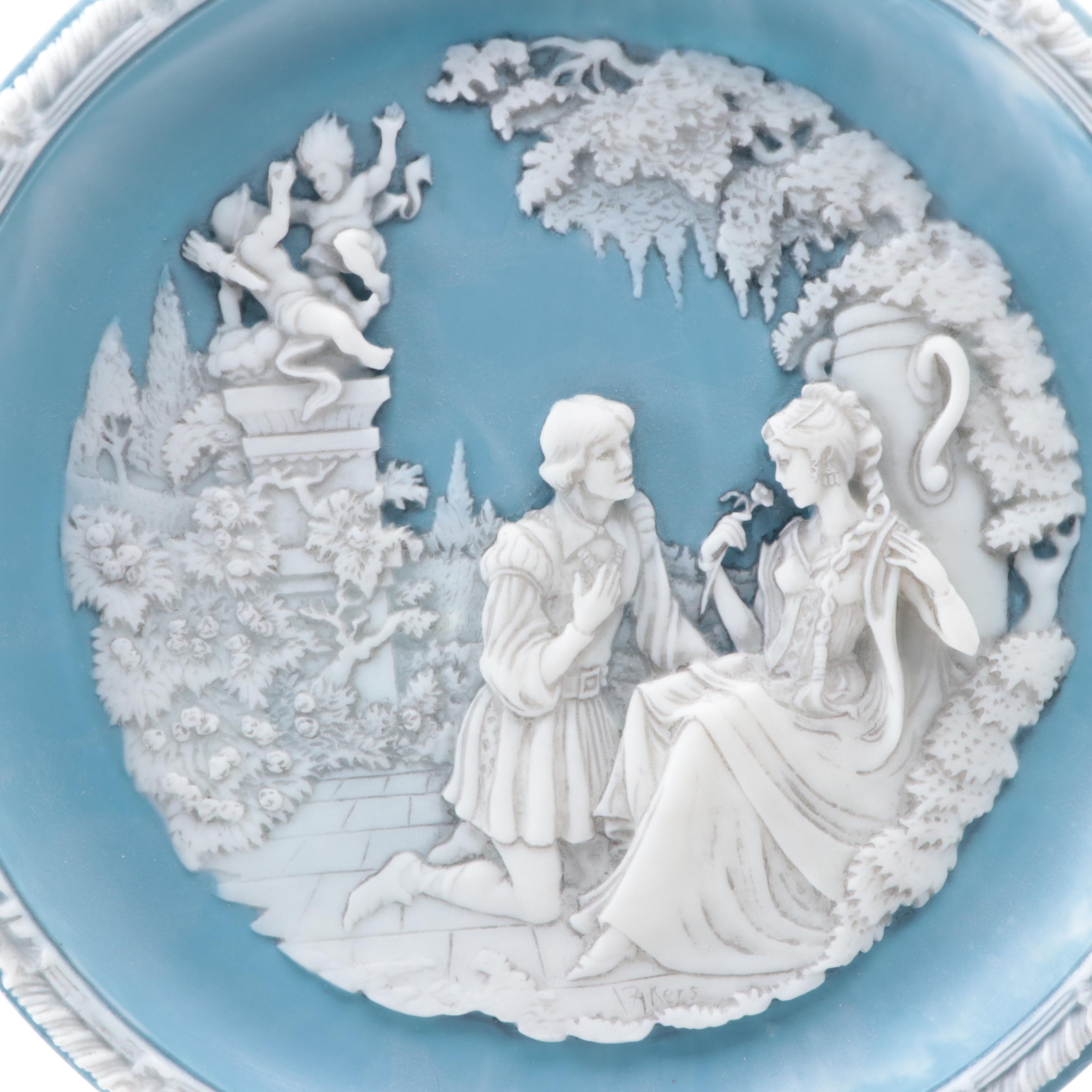 Incolay Studios "The Love Sonnets of Shakespeare" Collector Plates ...