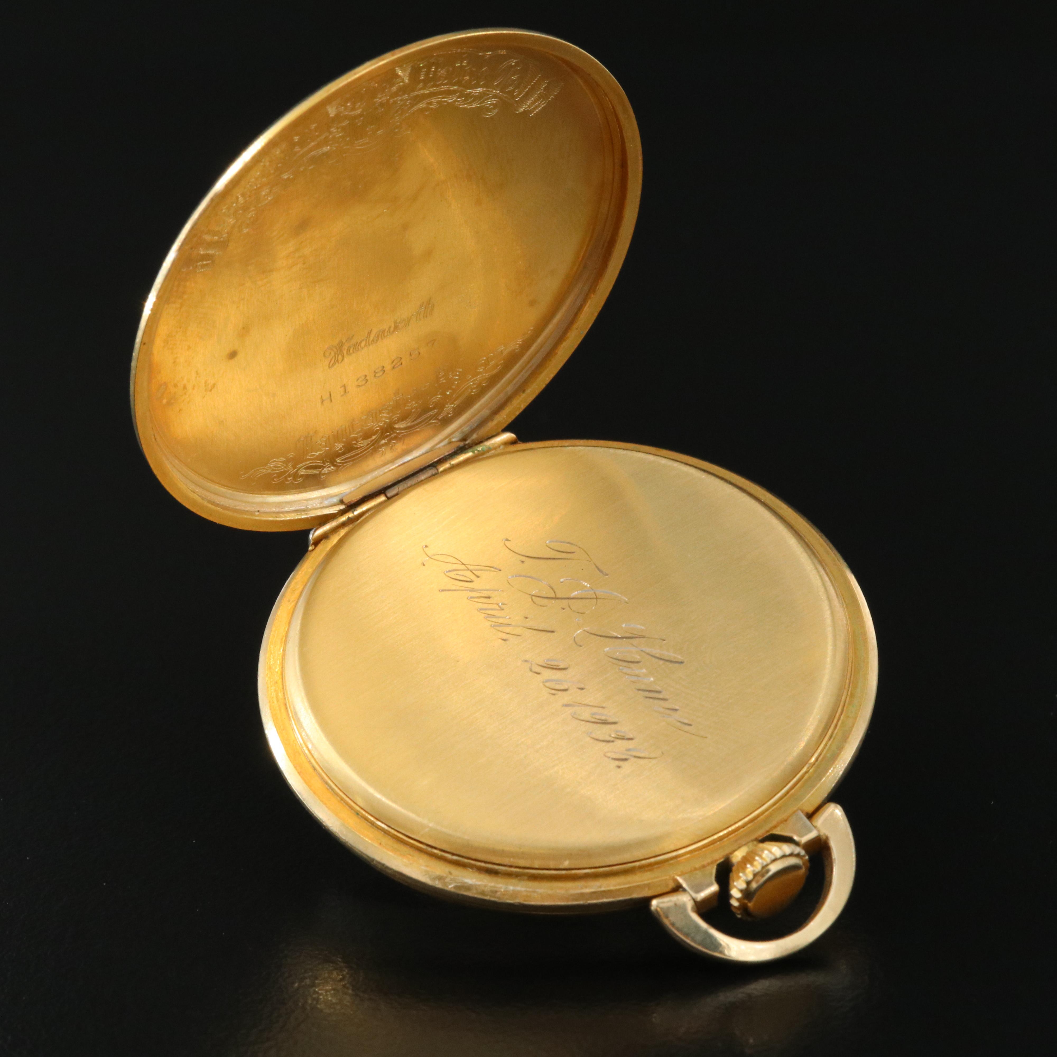 Hamilton Gold-Filled Open-Case Pocket Watch | EBTH