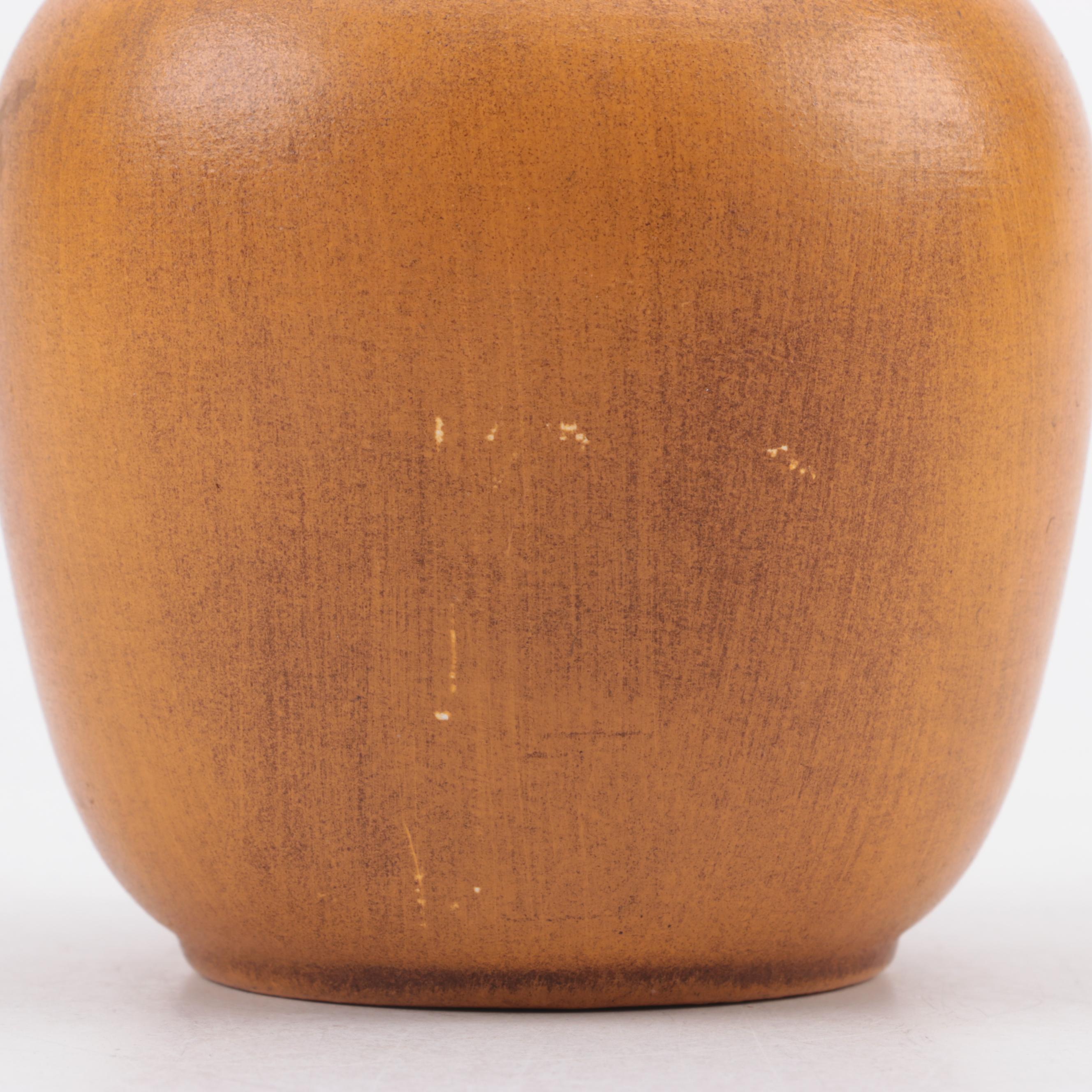 Royal Haeger Ceramic Vase with Ferrandiz "Spring Arrivals" Brass Bell ...