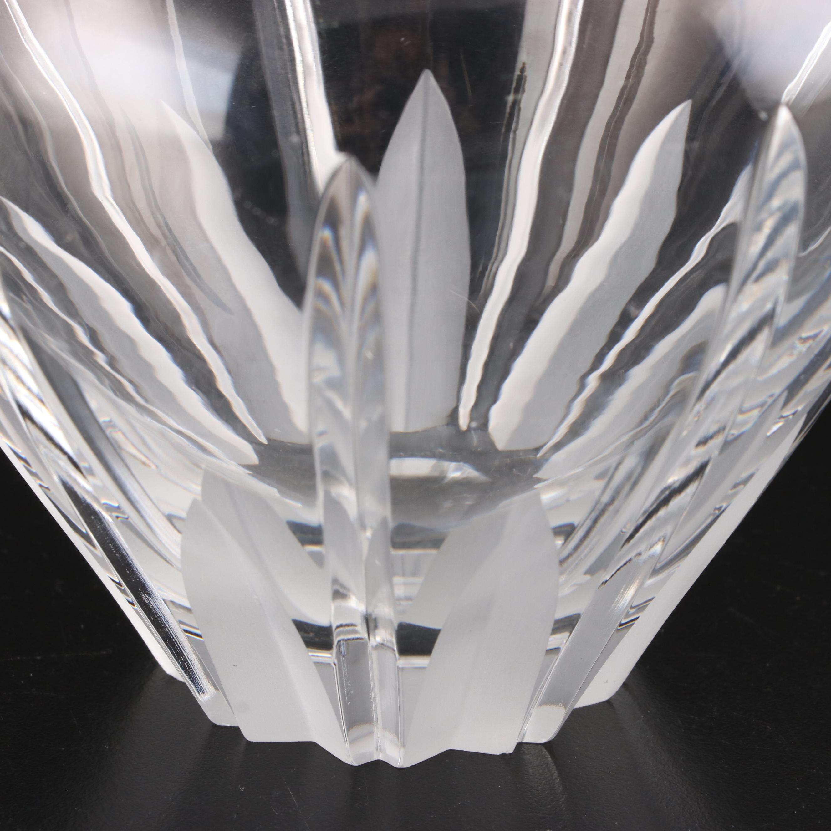 Gorham "Sovereign" Crystal Vase and Royal Doulton "Carnegie" Greek Vase ...