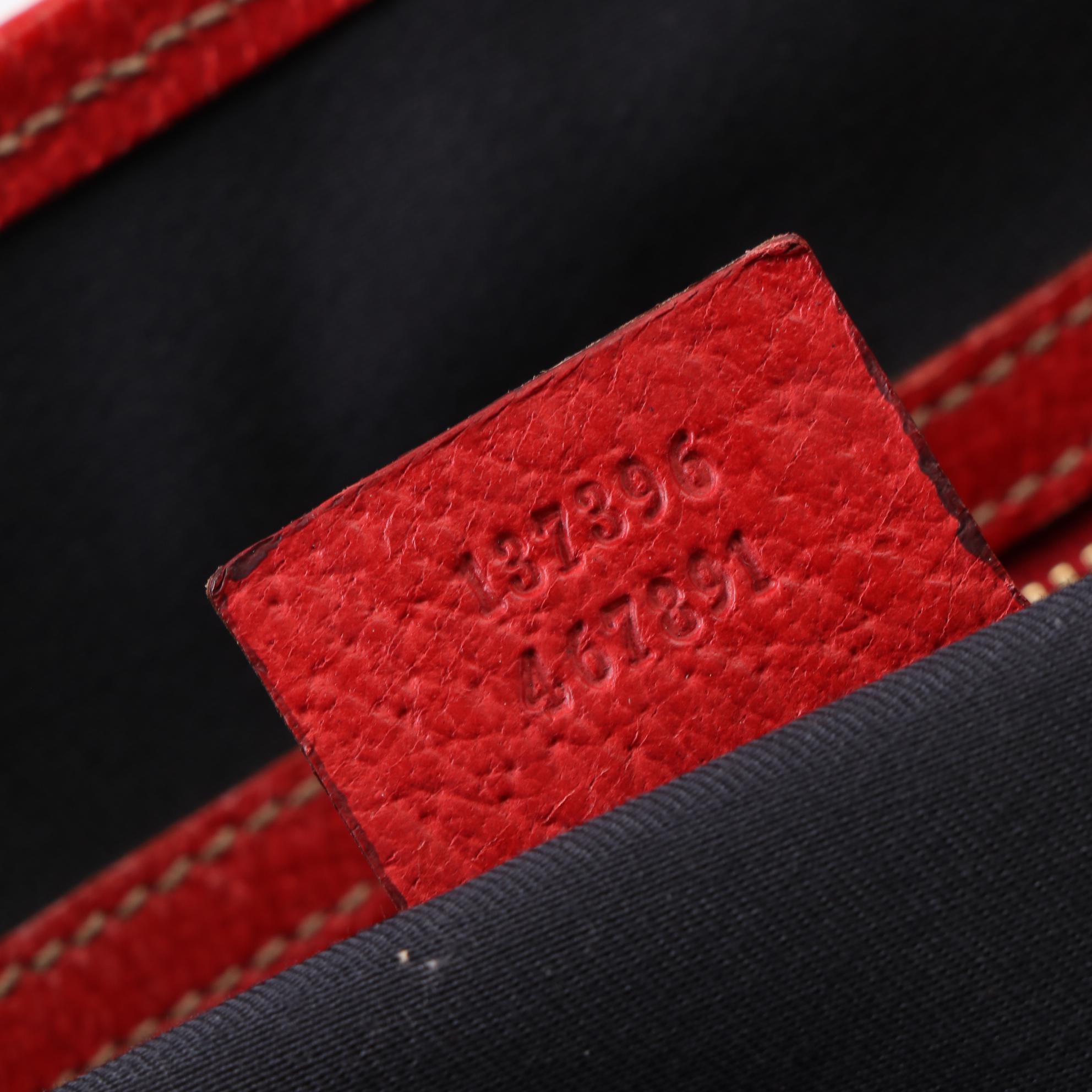 Gucci Web Stripe Shoulder Bag in GG Canvas and Cinghiale Leather | EBTH