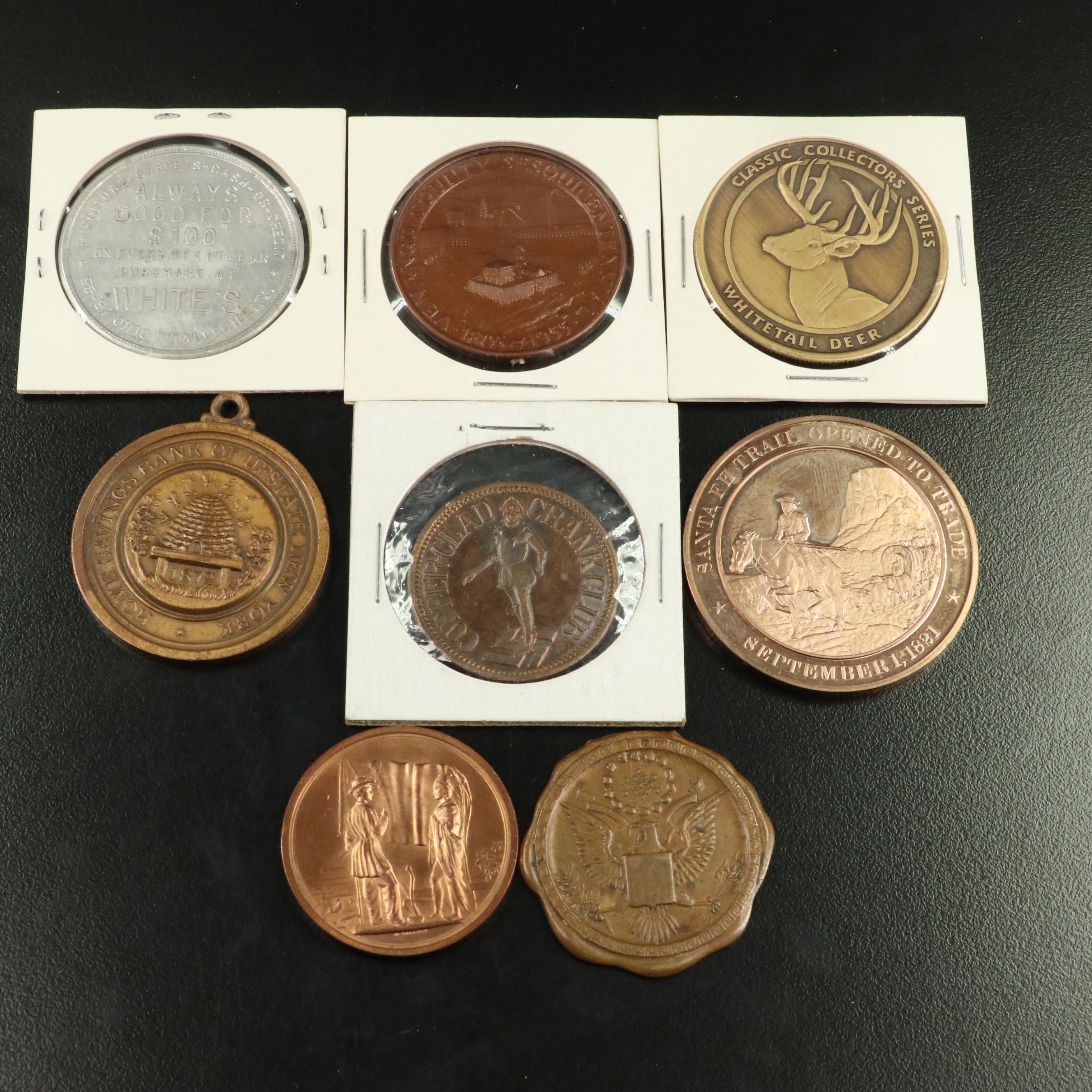 Collection of More Than Fifty Tokens and Medals | EBTH