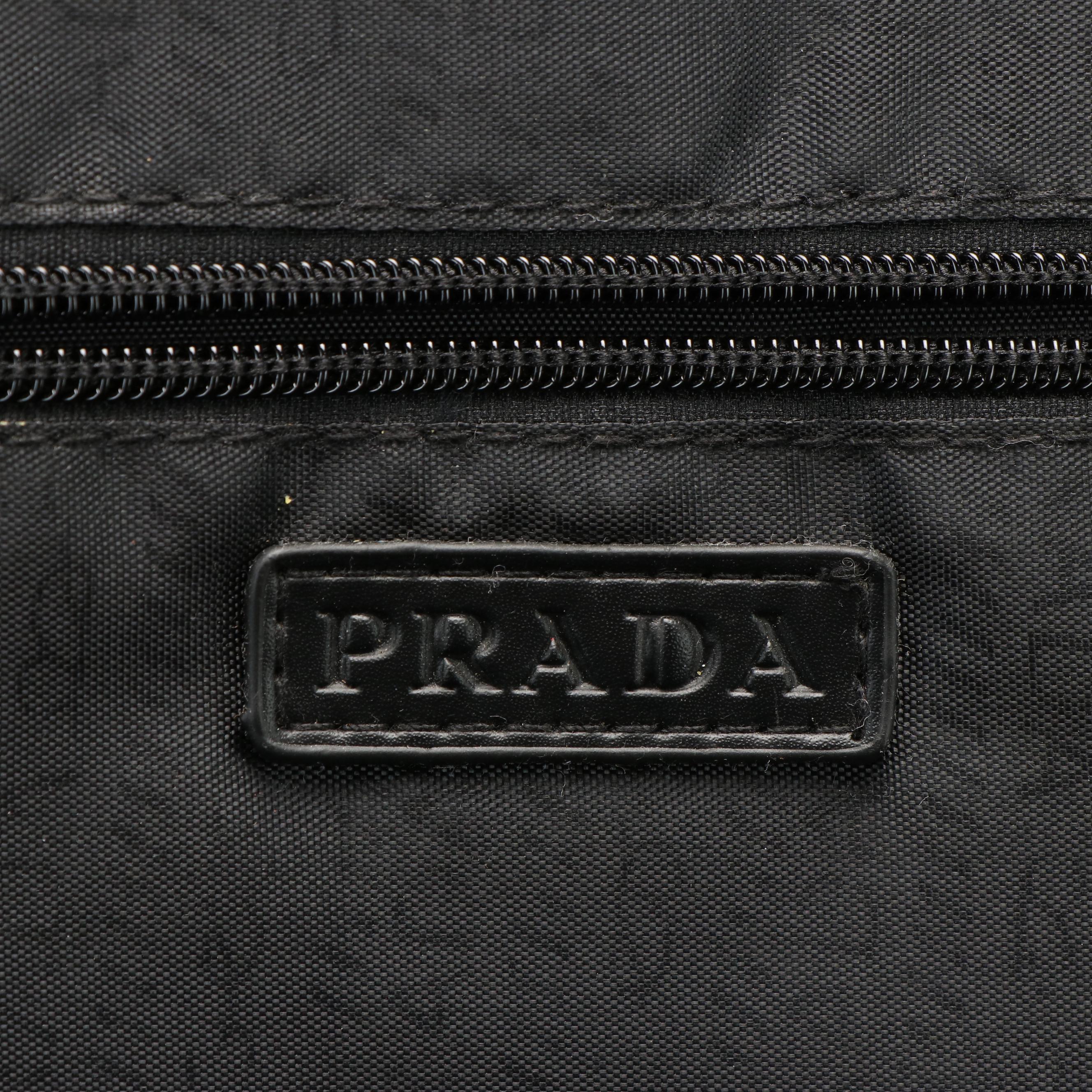 Prada Black Nylon Laptop Brief Case | EBTH