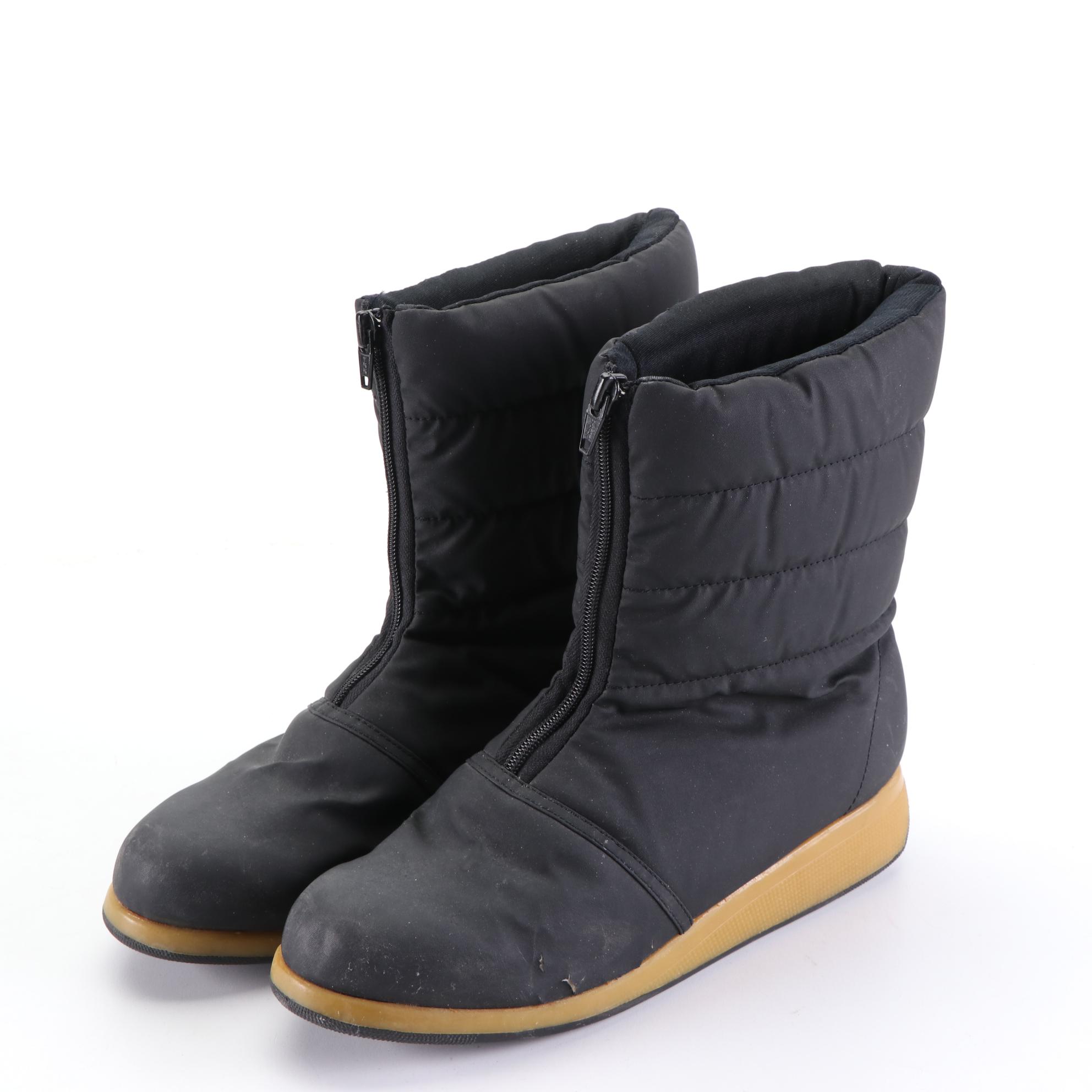 Truespirit by Easy Spirit Suede Ankle Boots and Naturalizer Quilted Zip ...