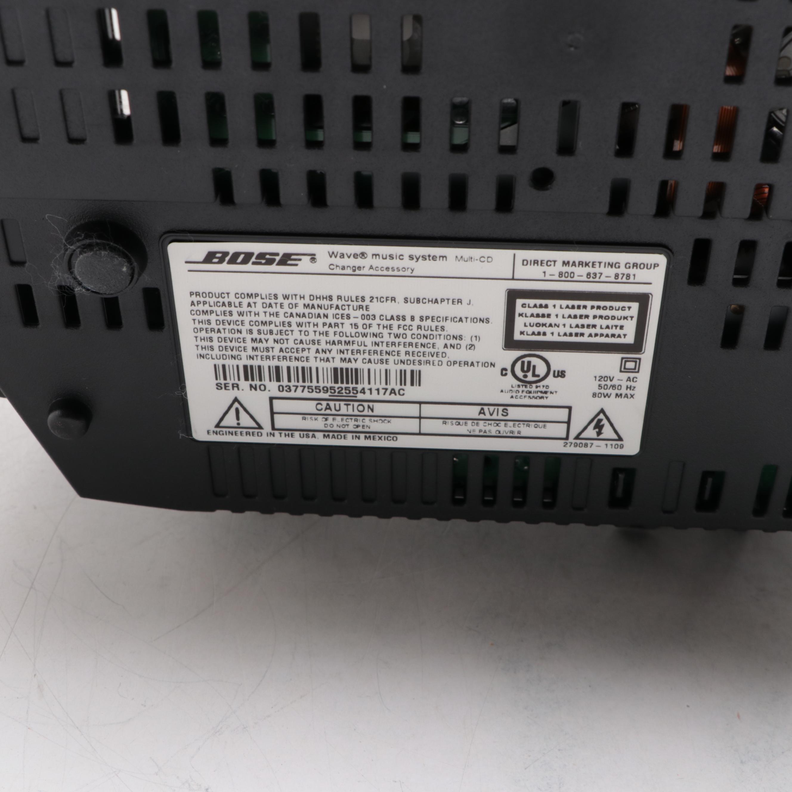 Bose Wave Radio with CD Player, Multi-CD Changer and Remotes | EBTH