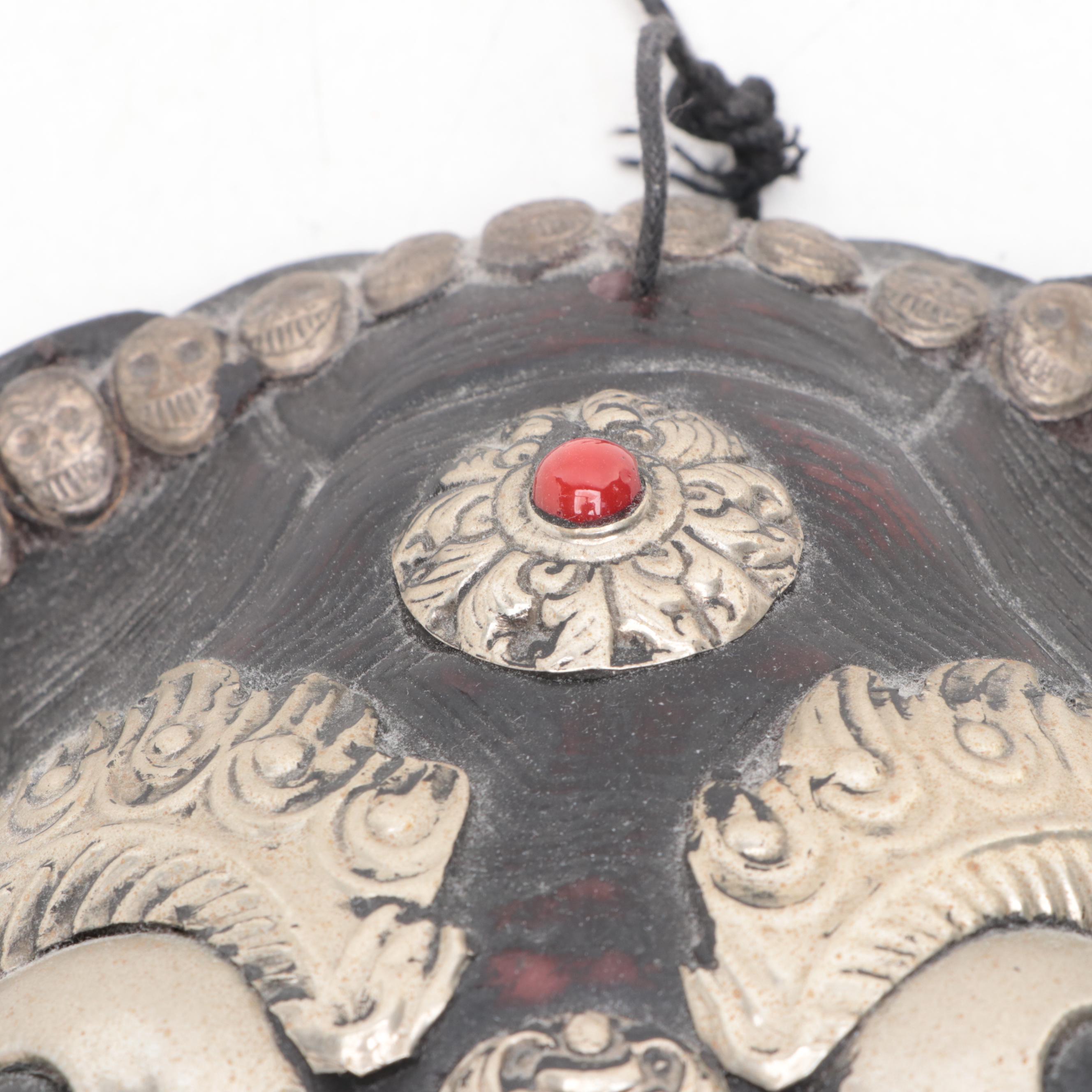 Tibetan Style Kapala Faux Turtle Shell Mask | EBTH