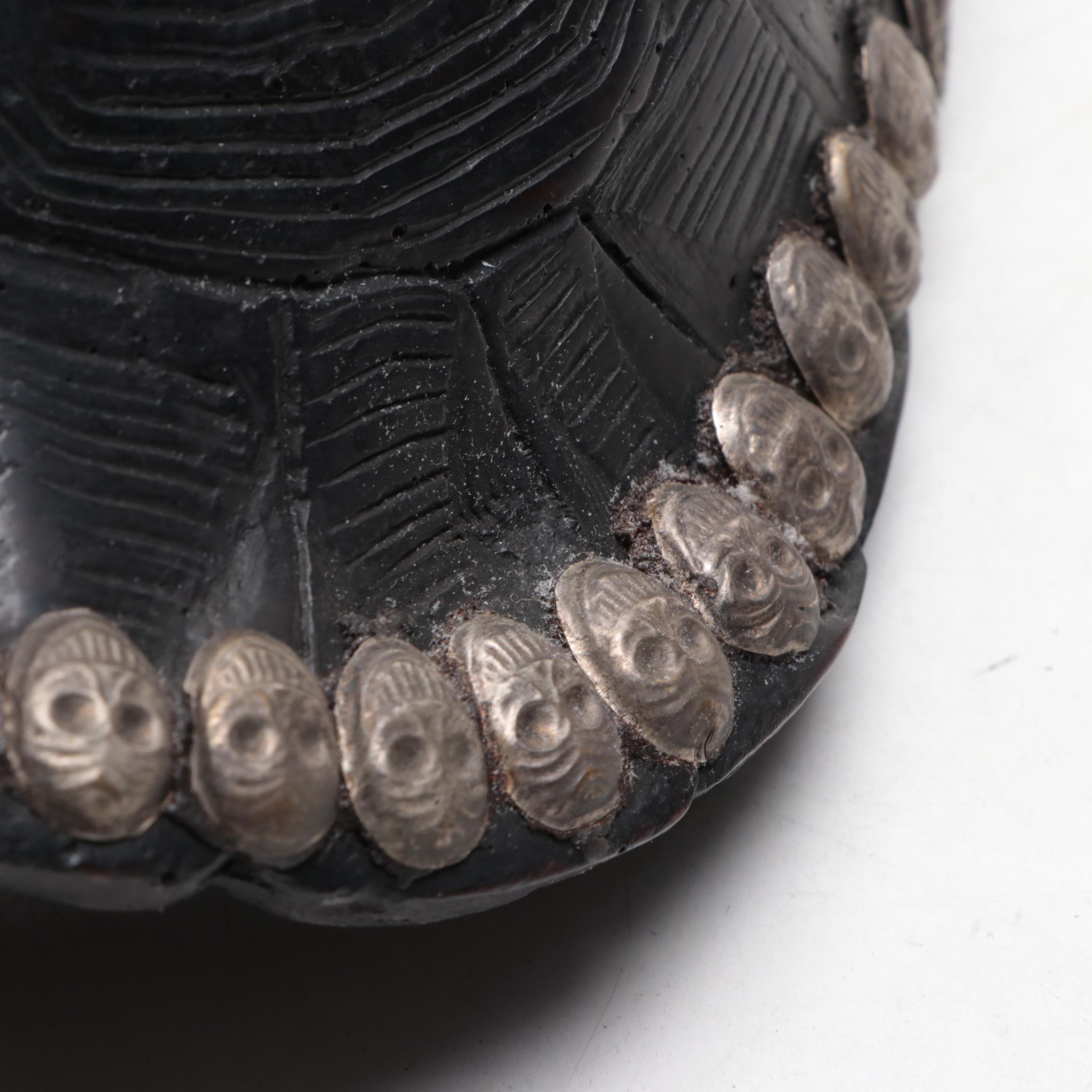 Tibetan Style Kapala Faux Turtle Shell Mask | EBTH