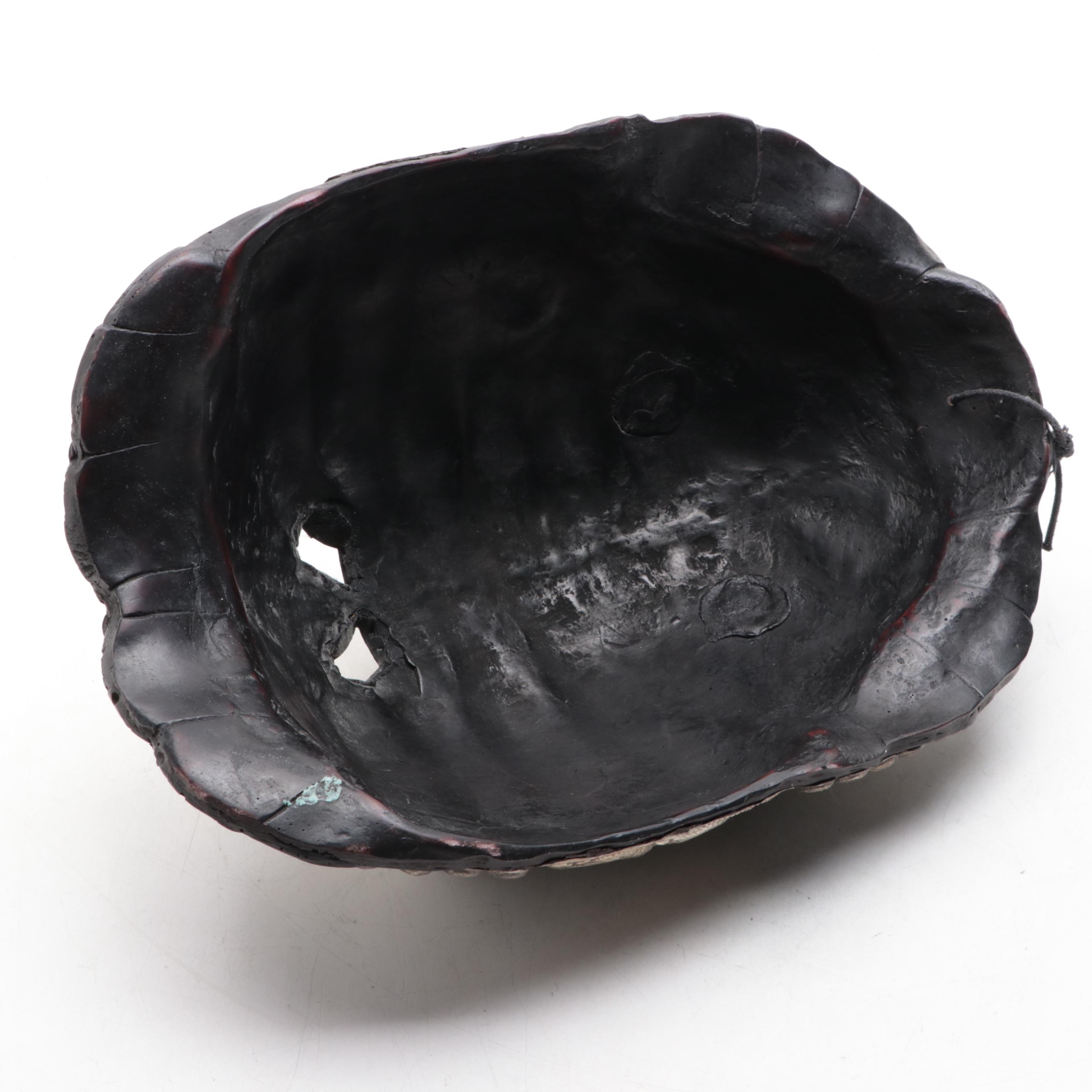 Tibetan Style Kapala Faux Turtle Shell Mask | EBTH