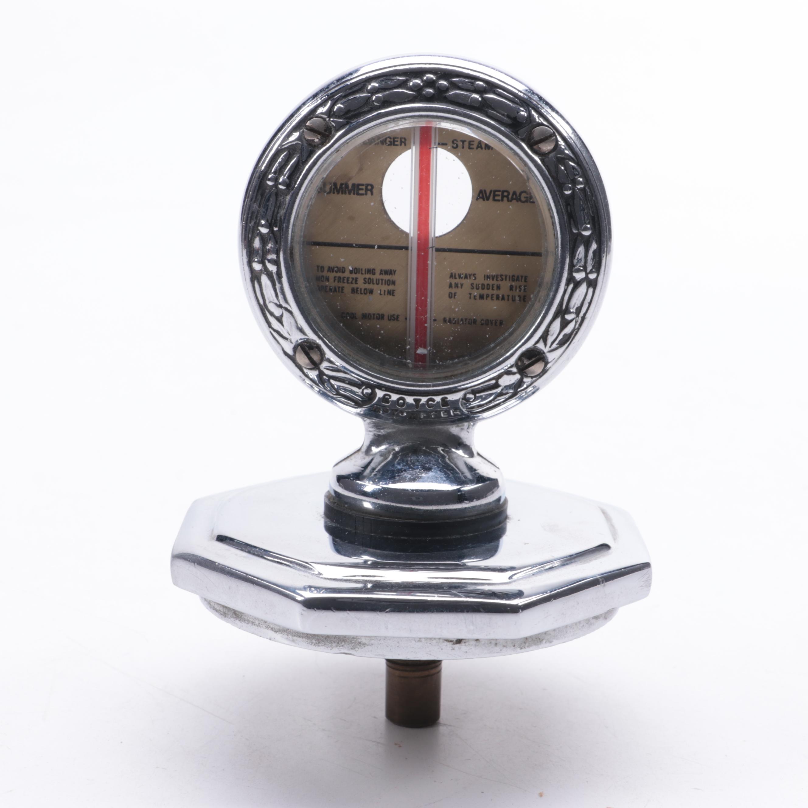 Ford Bronco Hood Ornament and Boyce MotoMeter Company Radiator Cap | EBTH