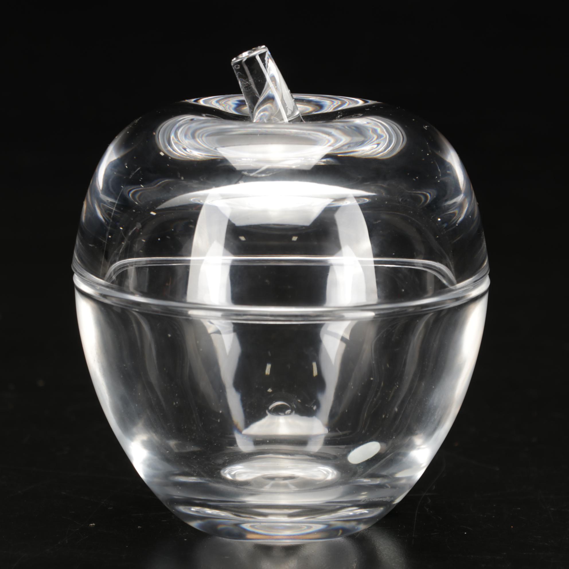 Tiffany & Co. Japanese Lead Crystal Apple Box | EBTH