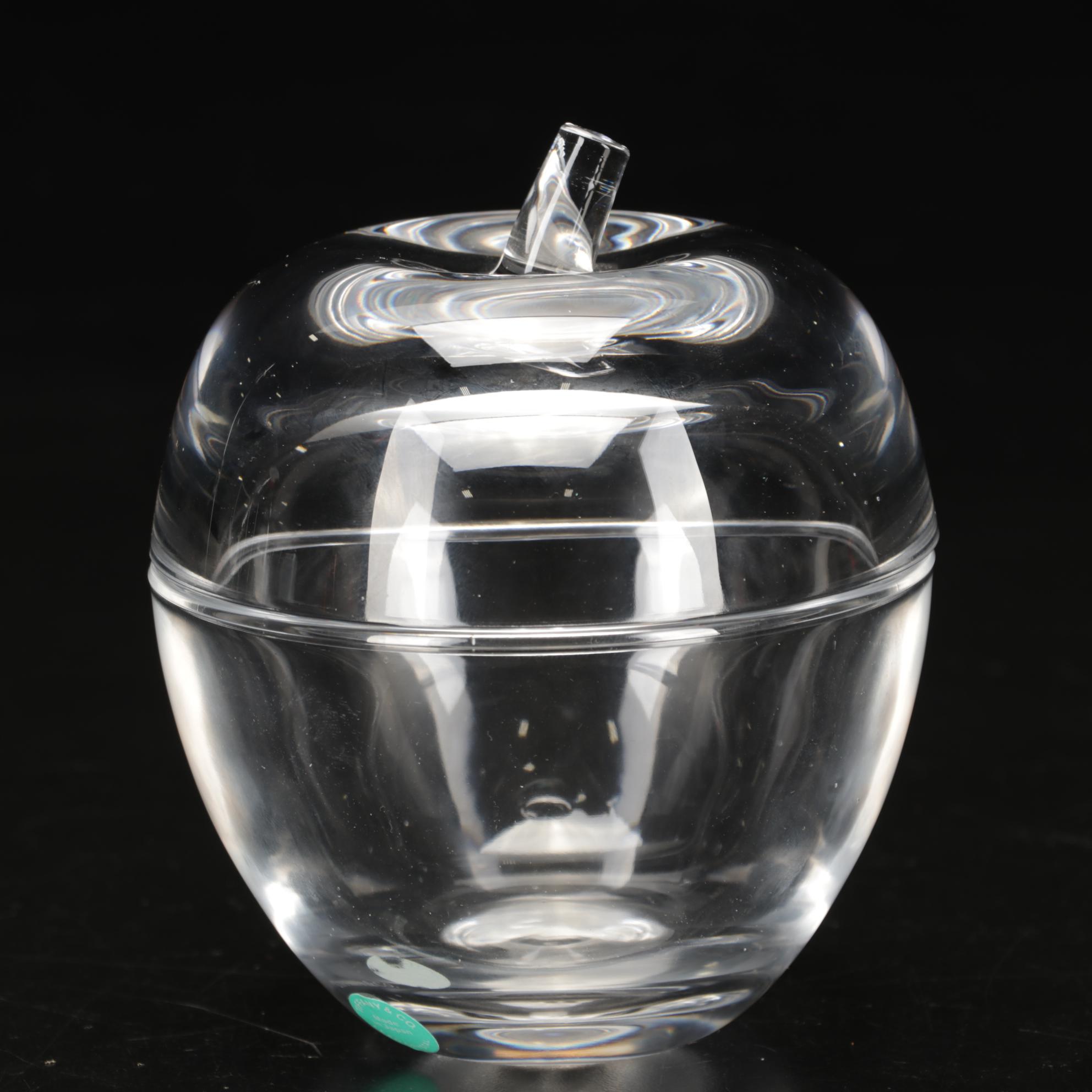 Tiffany & Co. Japanese Lead Crystal Apple Box | EBTH