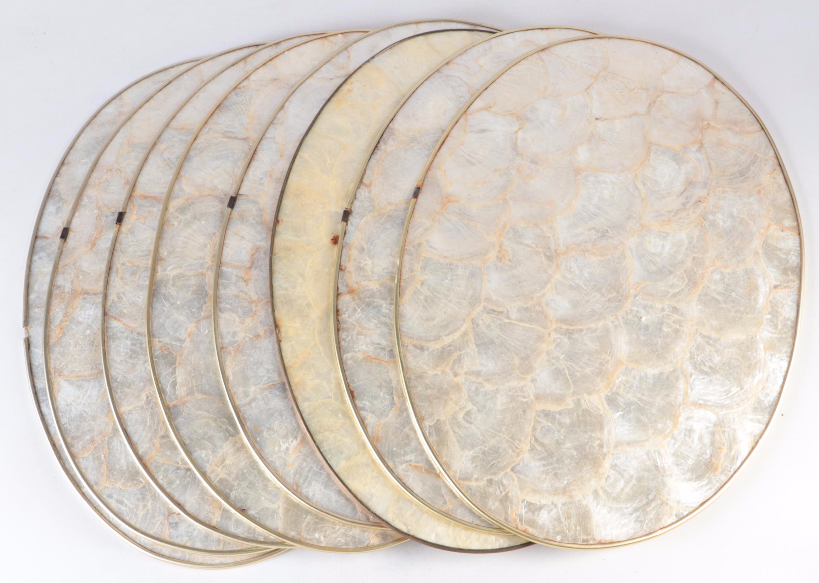 Capiz Shell Placemats and Coasters | EBTH