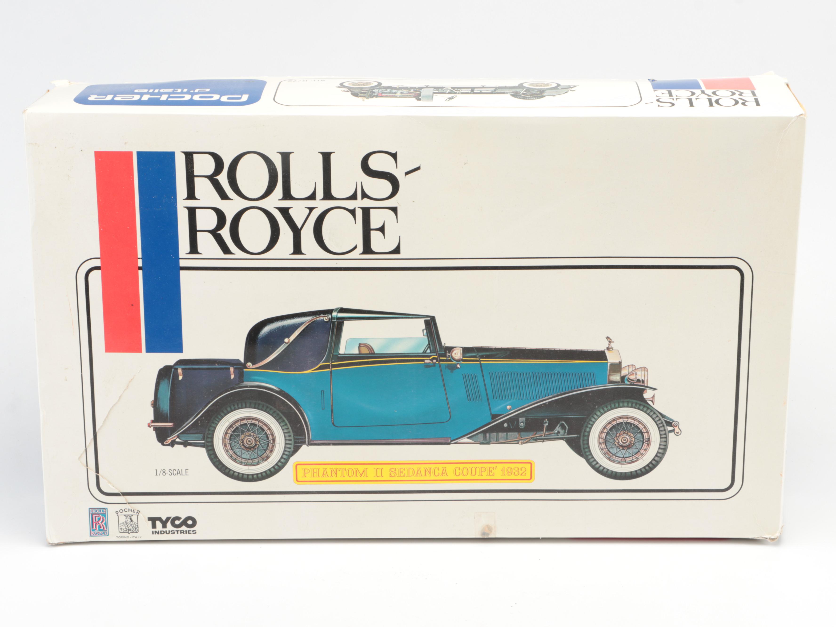 Roll-Royce Model Kit with 1964 Mustang Convertible, and More Diecast ...
