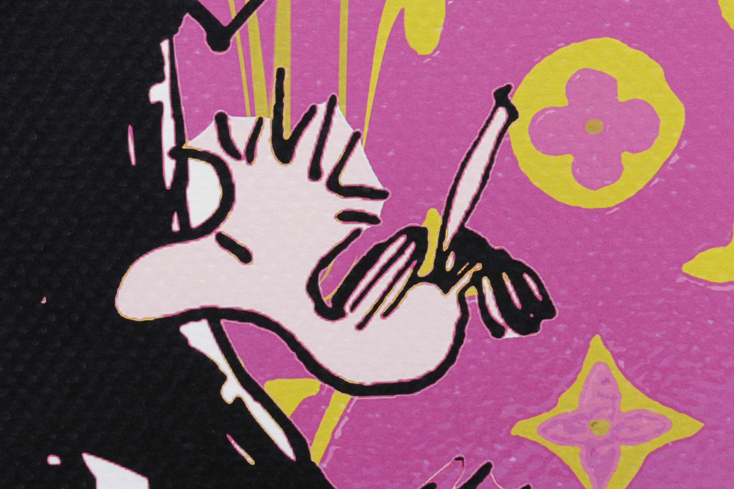 Death NYC Pop Art Graphic Print of Snoopy and Charlie Brown, 2023 | EBTH