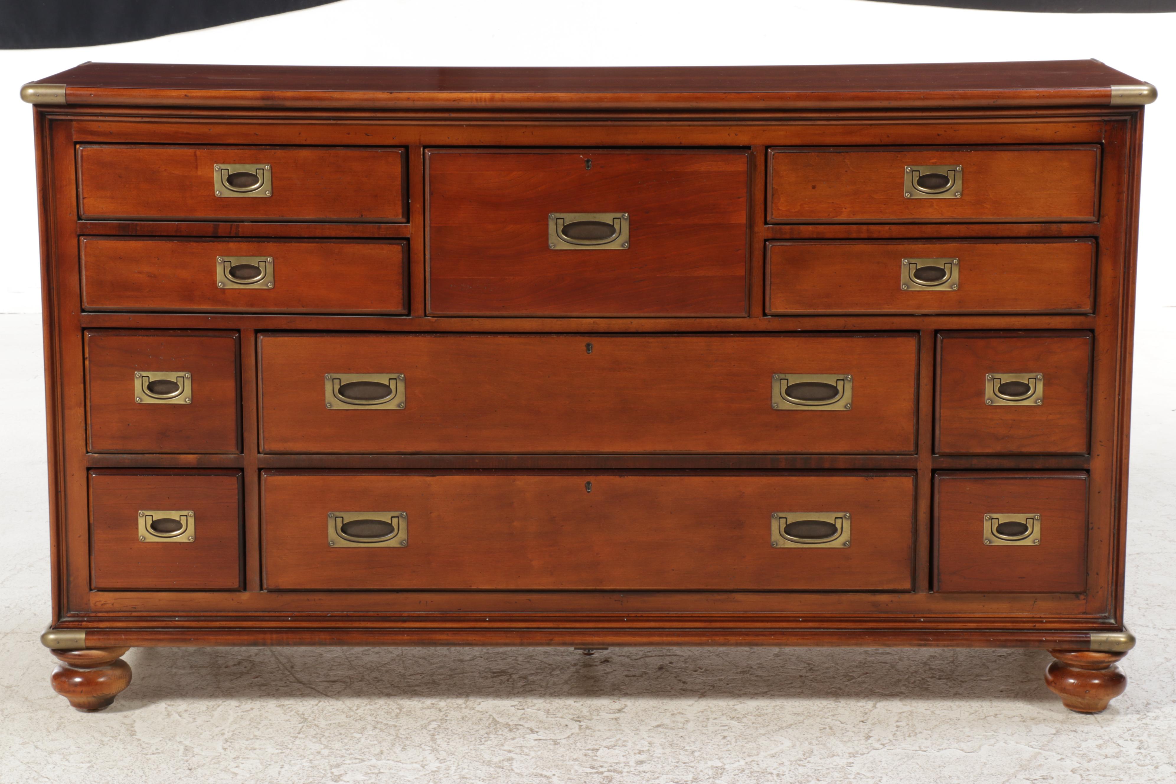 Lexington "Nautica Home" Cherrywood and Maple Eleven-Drawer Chest | EBTH