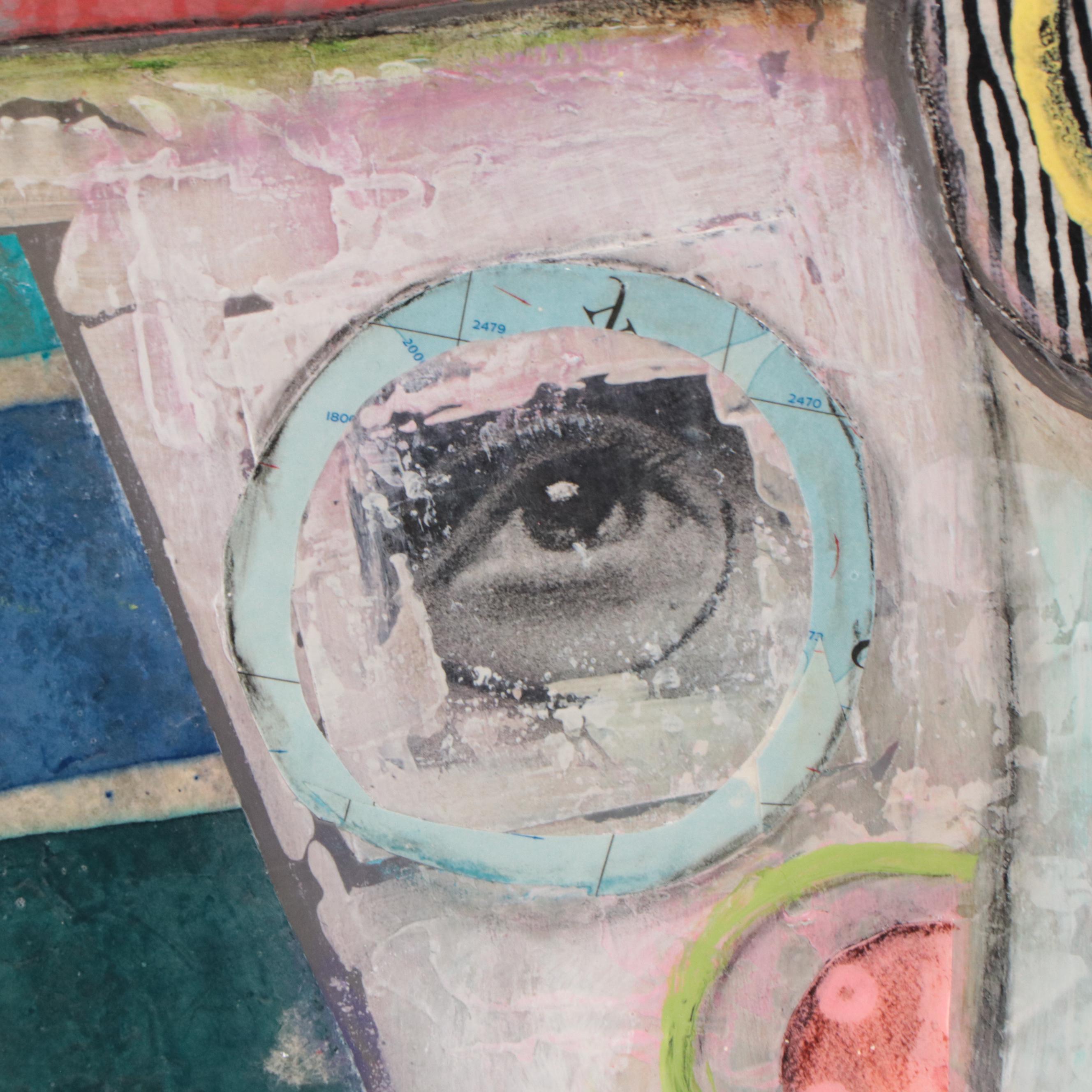 Julie Beyer Mixed Media Painting of Figure "Lenore," 2010 | EBTH