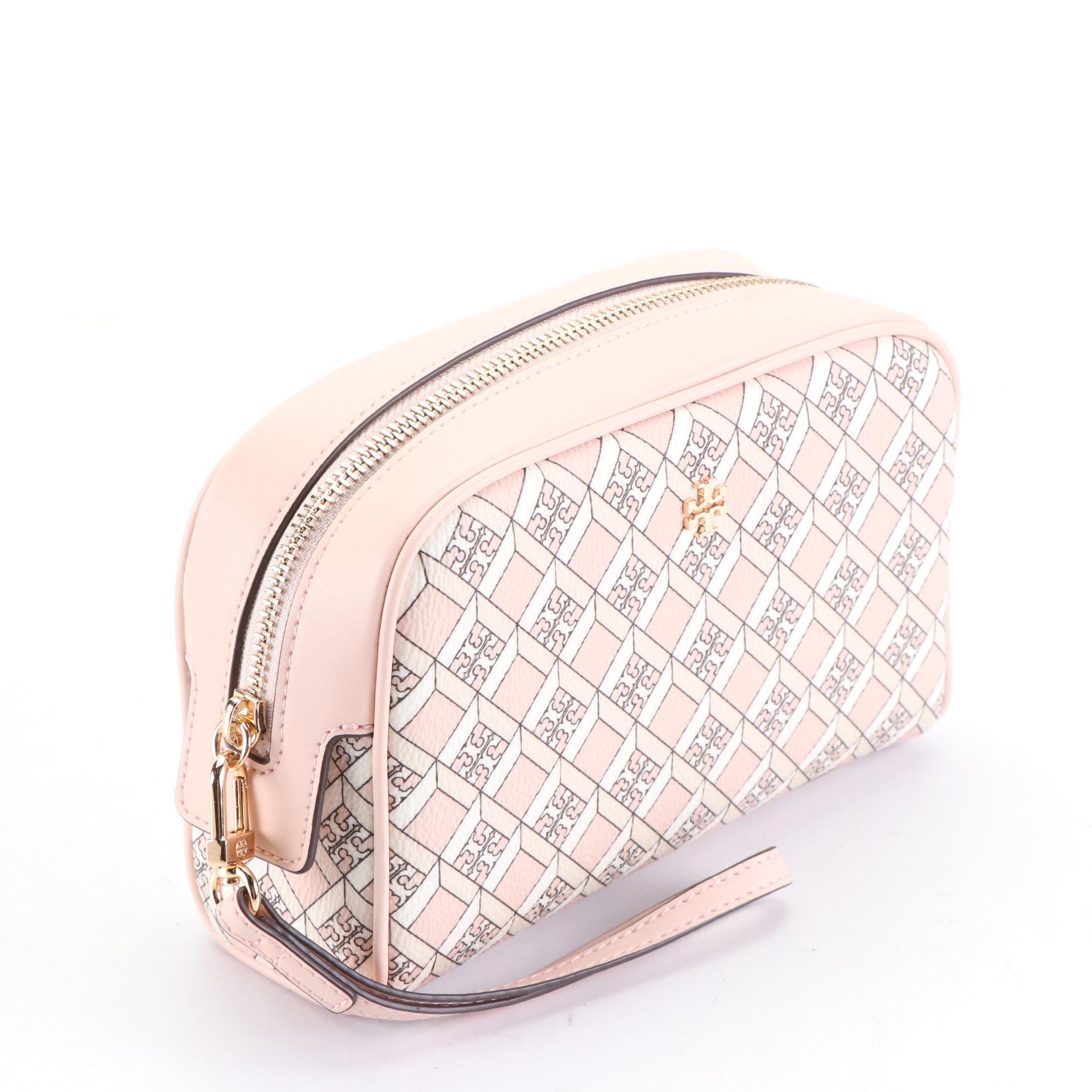 Tory Burch Logo Pouch with Valentina Fiore and Maxon Collection Leather ...