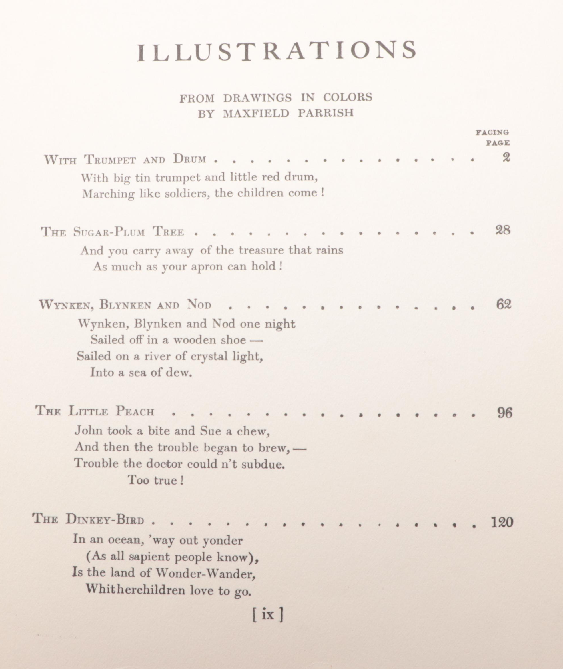 Maxfield Parrish Illustrated "Poems of Childhood" by Eugene Field ...