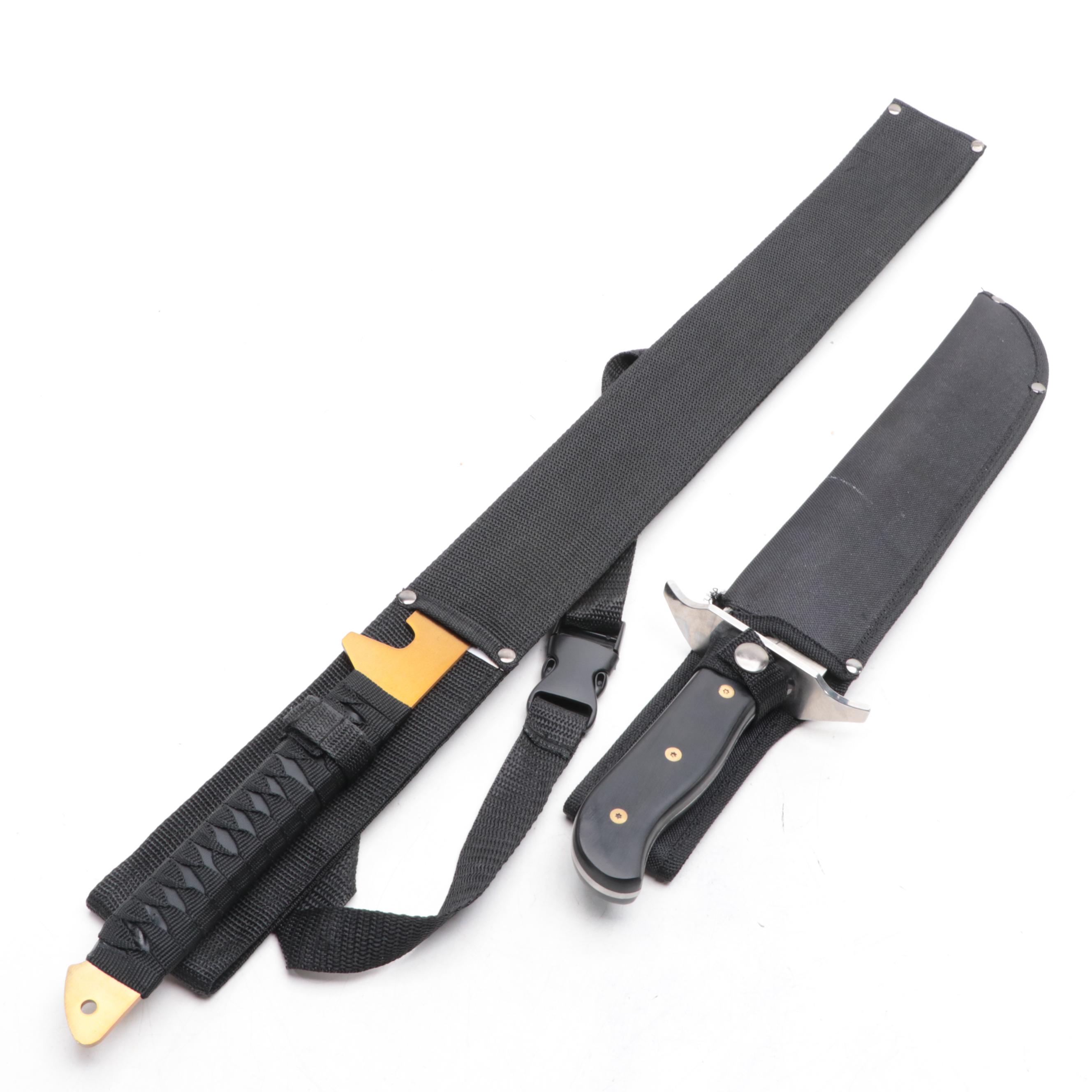 Hero Edge Chinese Fantasy Short Sword, Master Tactical Knife With Nylon ...